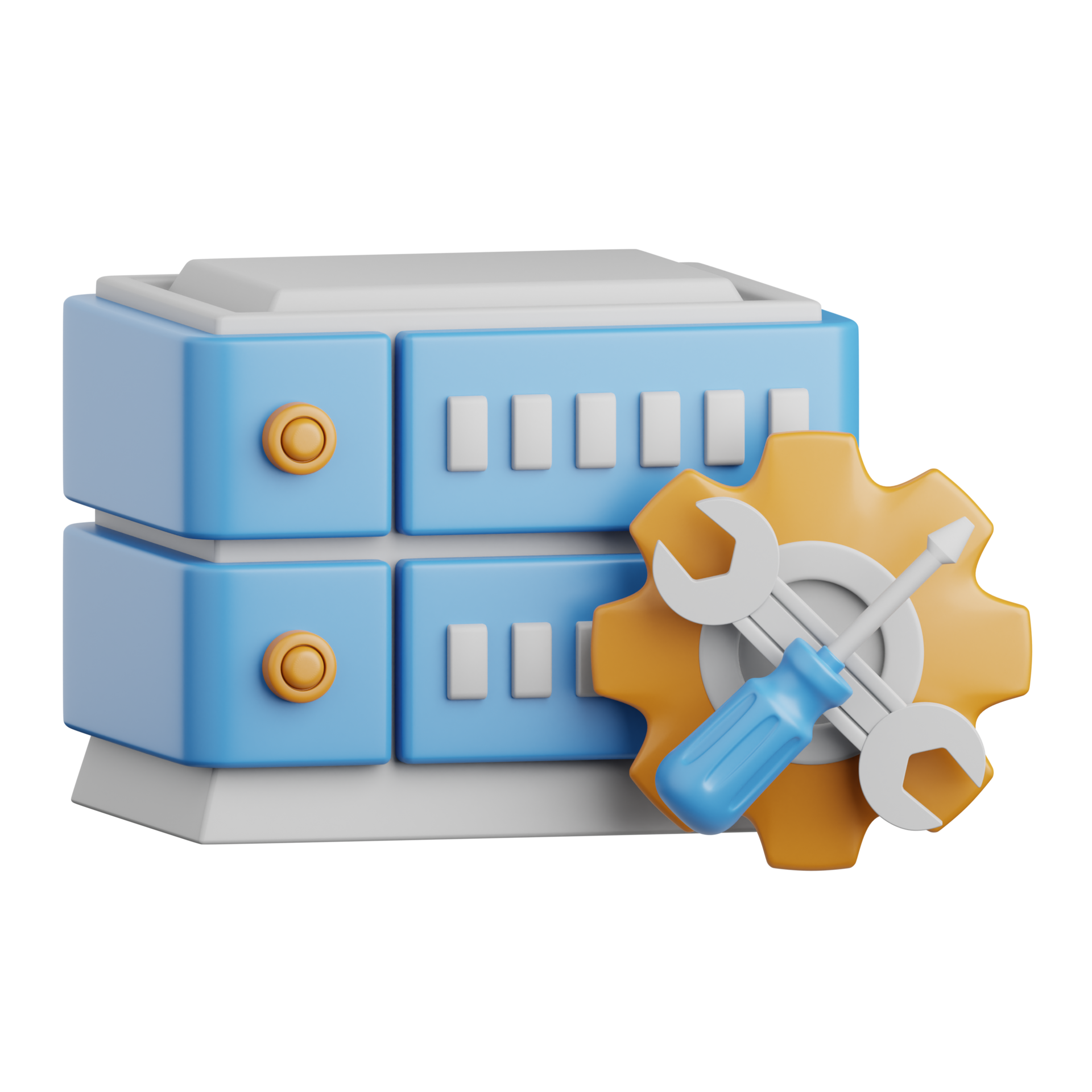 3d Rendering Server Maintenance Isolated Useful For Cloud Network Computing Technology
