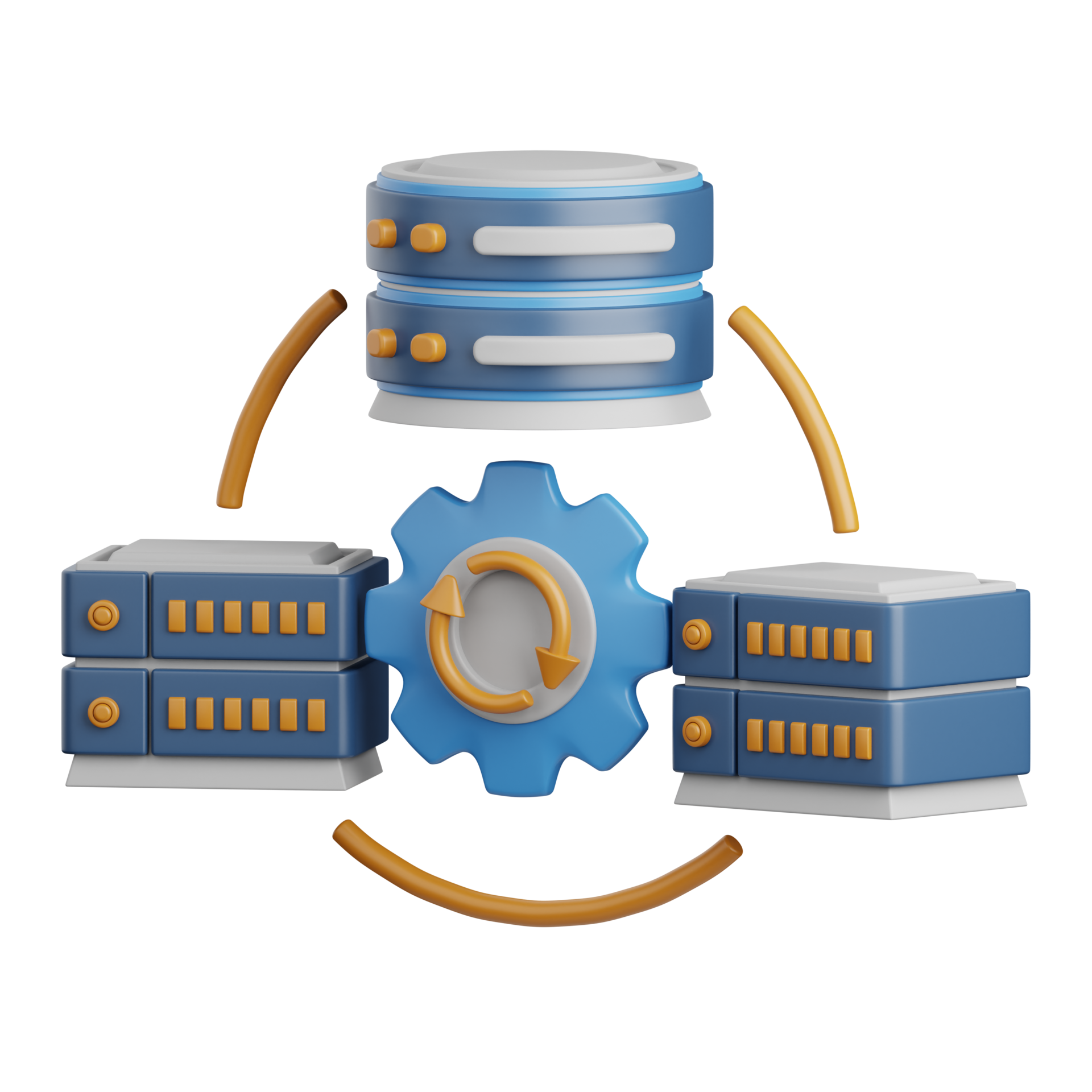 3d Rendering Update System Isolated Useful For Cloud Network Computing Technology Database