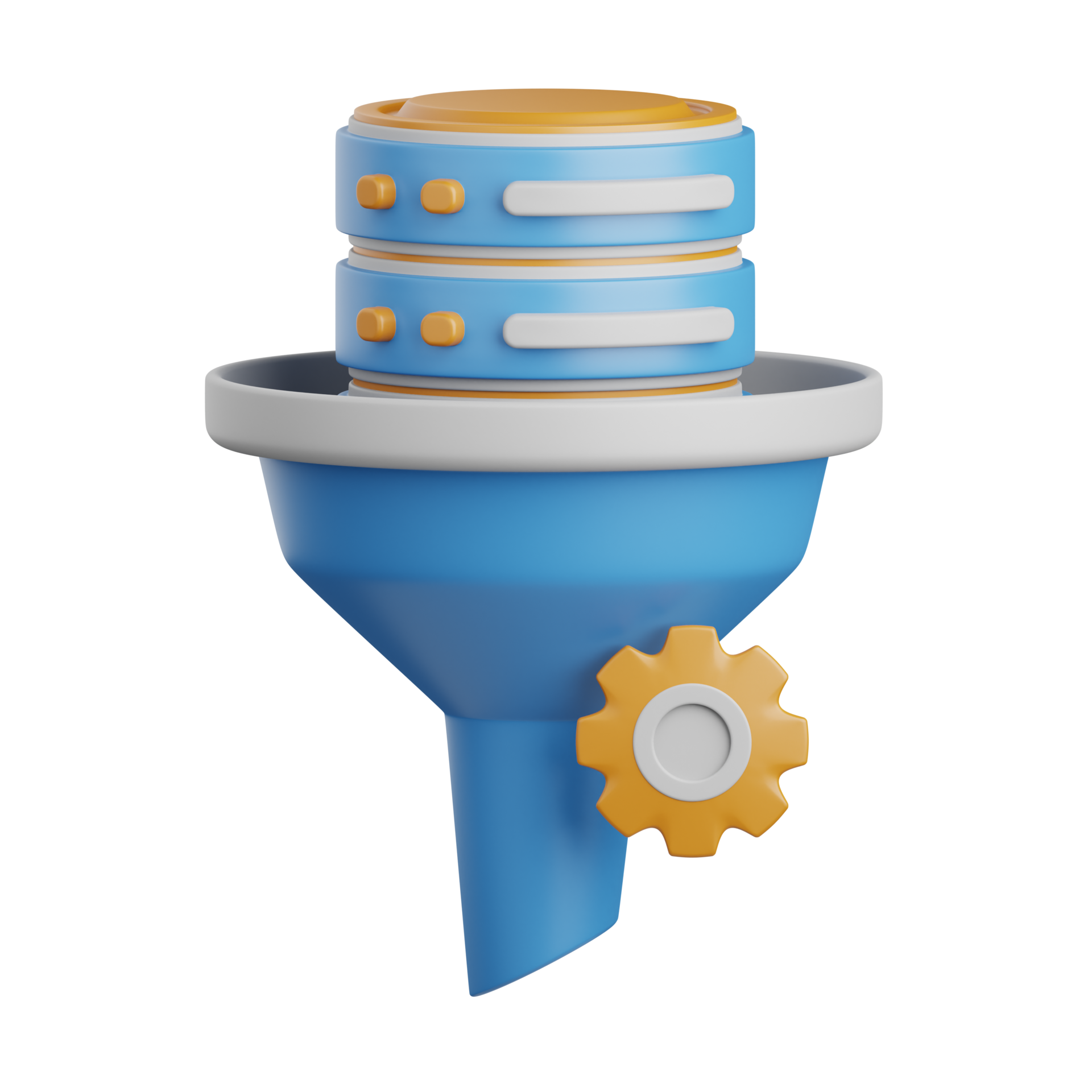 3d Rendering Data Filtering Isolated Useful For Cloud Network Computing Technology Database