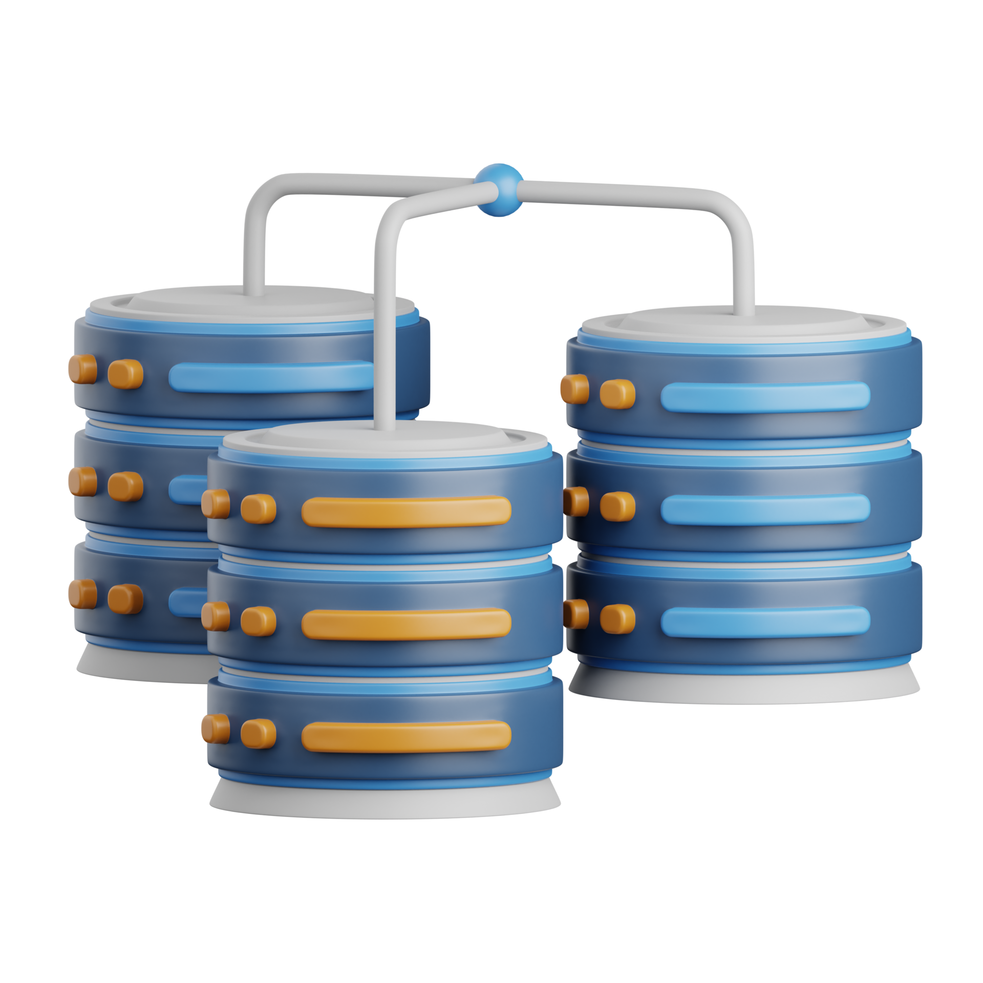 3d Rendering Database Storage Isolated Useful For Cloud Network