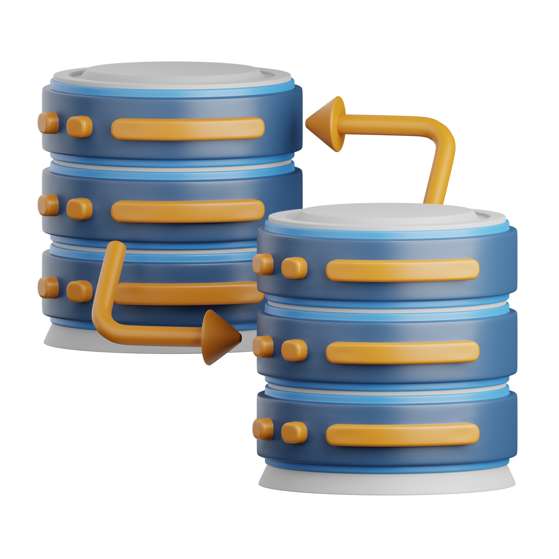 3d Rendering Server Data Isolated Useful For Cloud Network Computing Technology Database