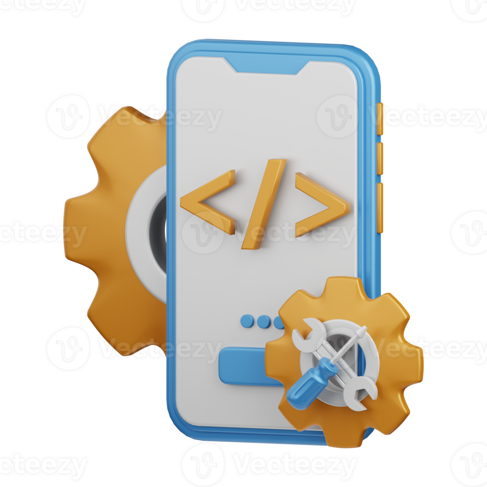 3d Rendering App Development Isolated Useful For Technology Programming Development Coding