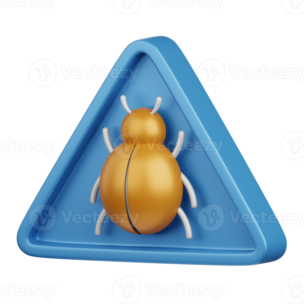3d Rendering Bug Isolated Useful For Technology Programming Development Coding Software App