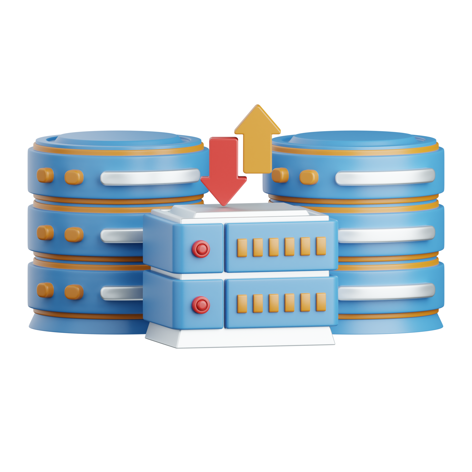 3d Rendering Database Isolated Useful For Technology Programming