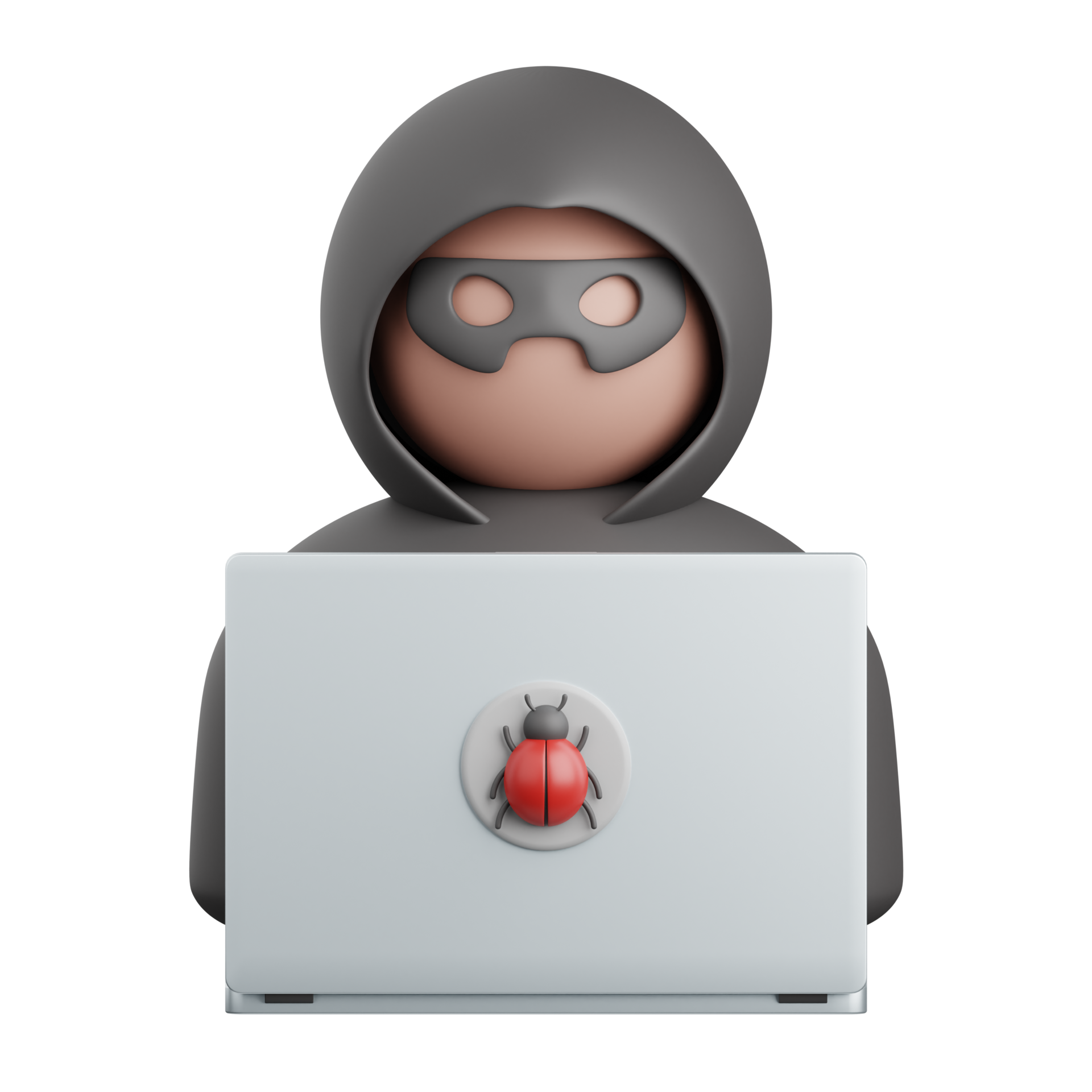 3d Rendering Hacker Isolated Useful For Technology Programming Development Coding Software