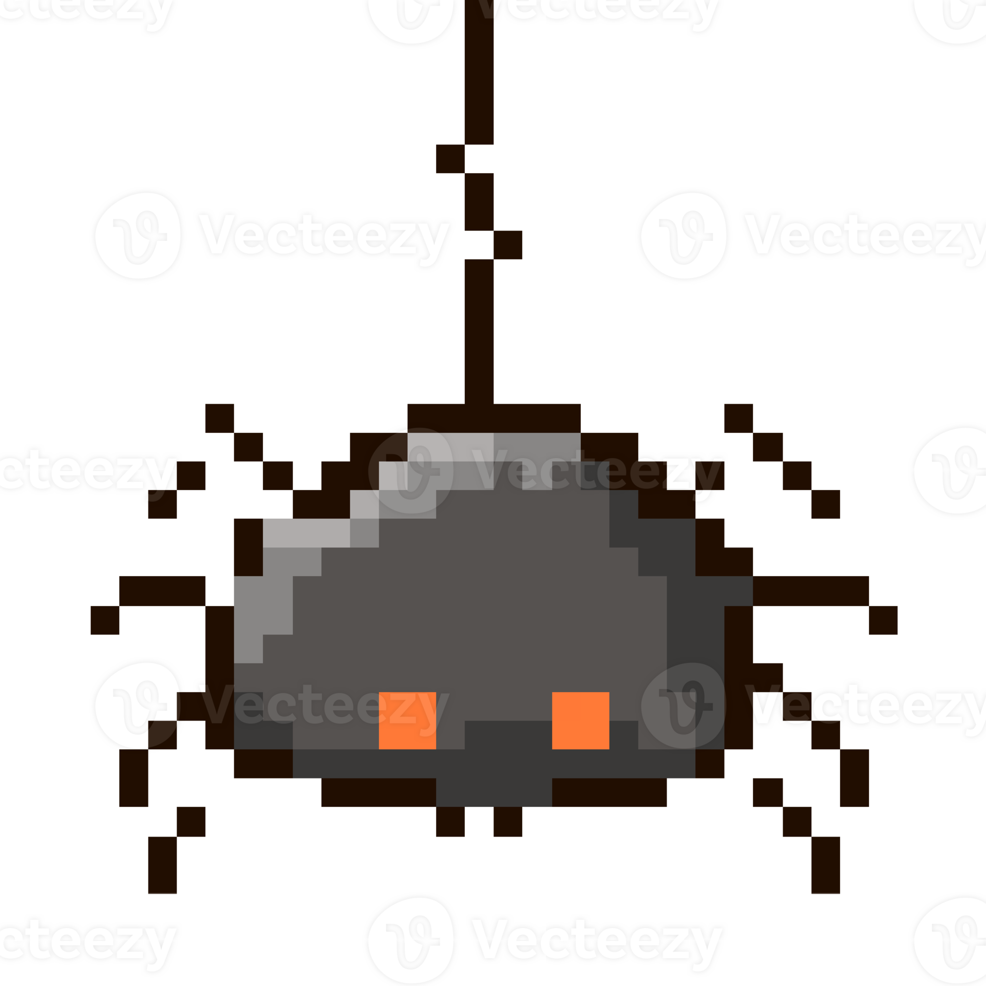 Cute spider png illustration.isolated spider element.cartoon character ...