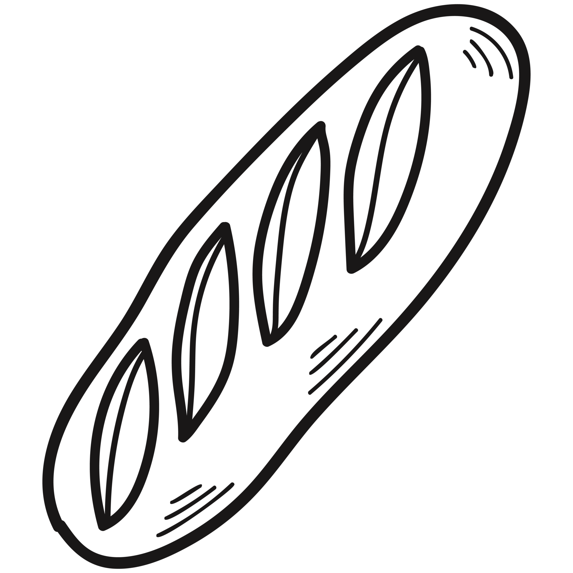 Isolate Black And White Bakery Bread 27119972 Png