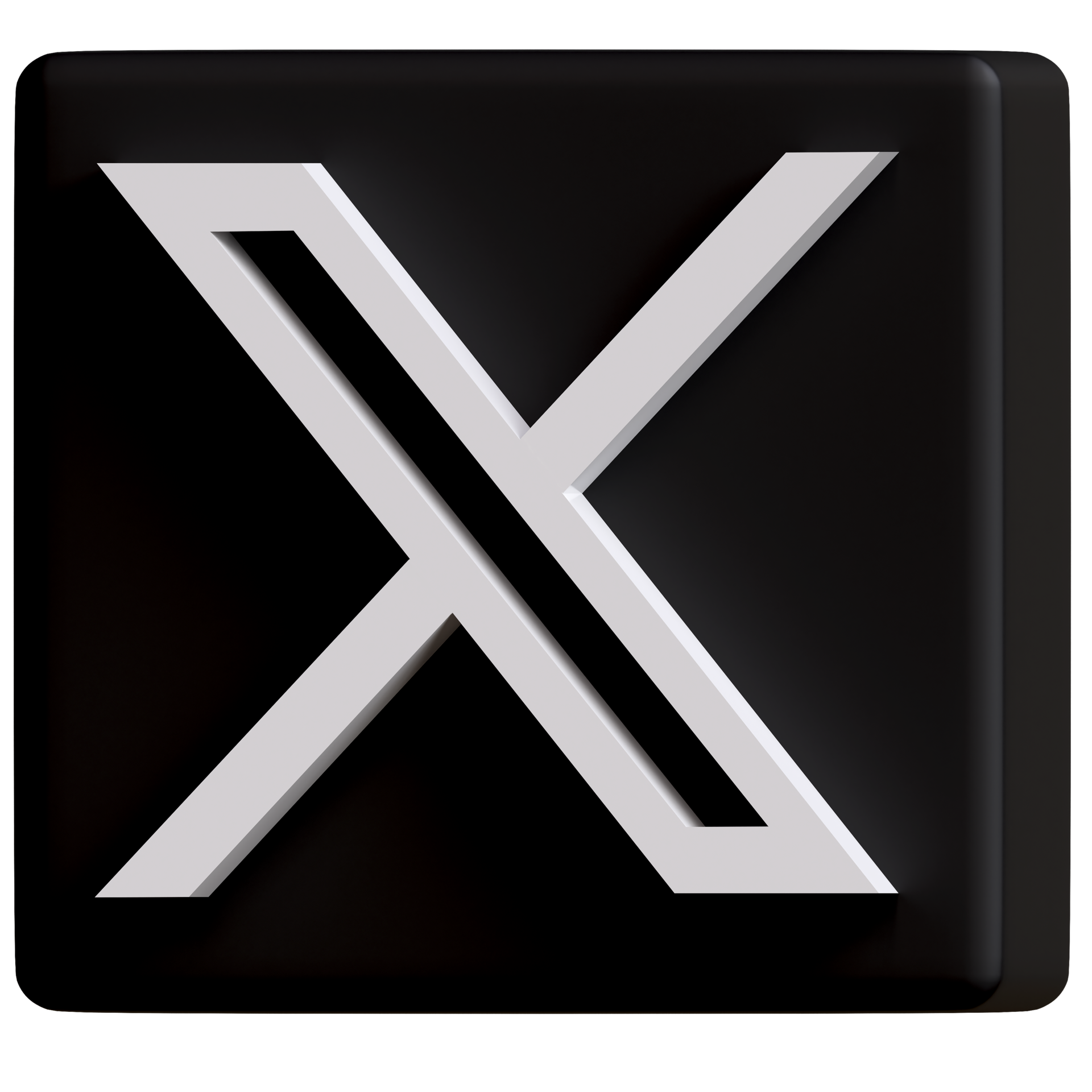 Twitter brand new logo 3 D with new X-shaped graphic of the world's most popular social media ...