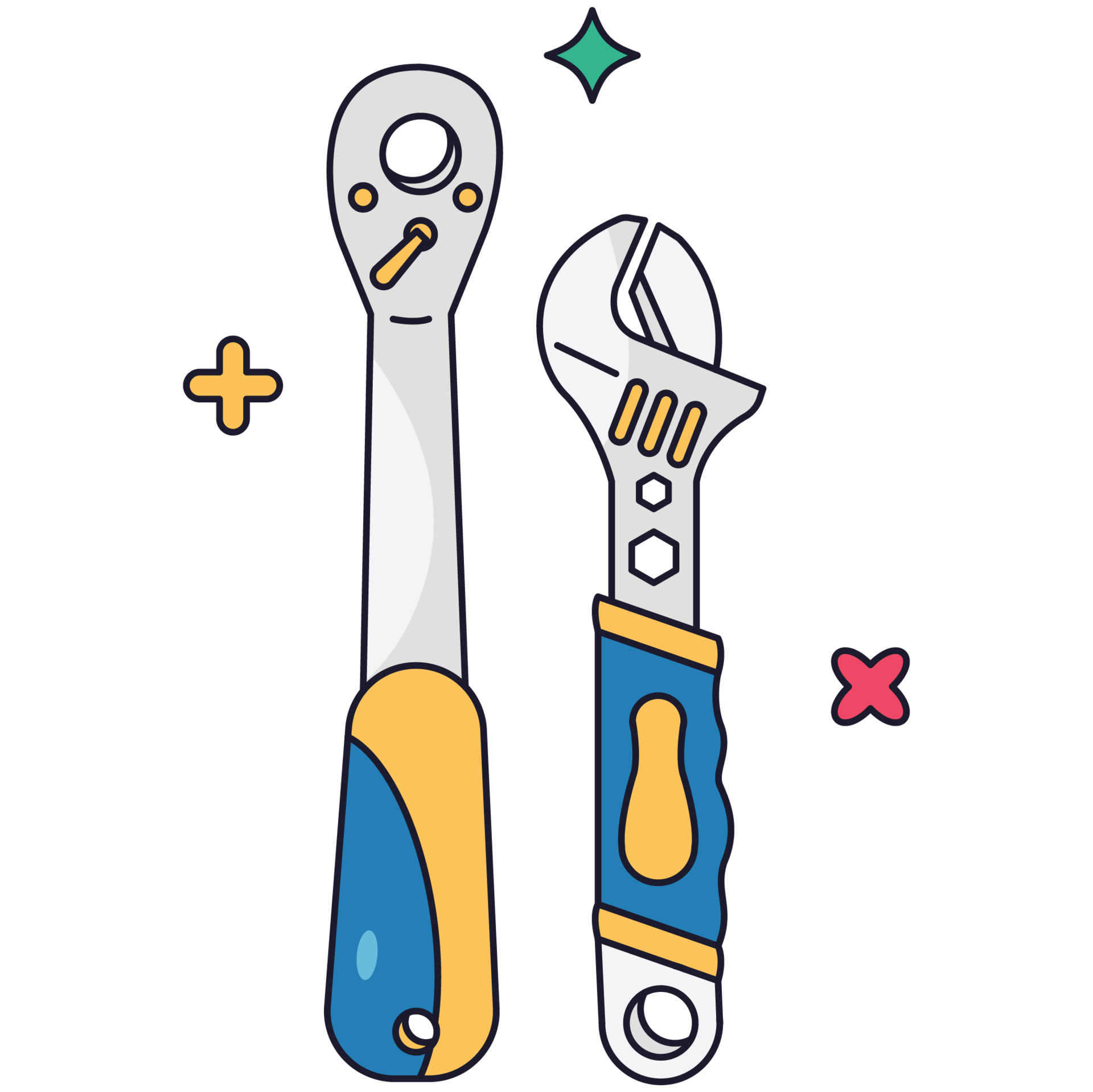 Wrench Toolkit 2D Color Illustrations 27125267 PNG Wrench Toolkit 2D Color Illustrations 27125267 PNG