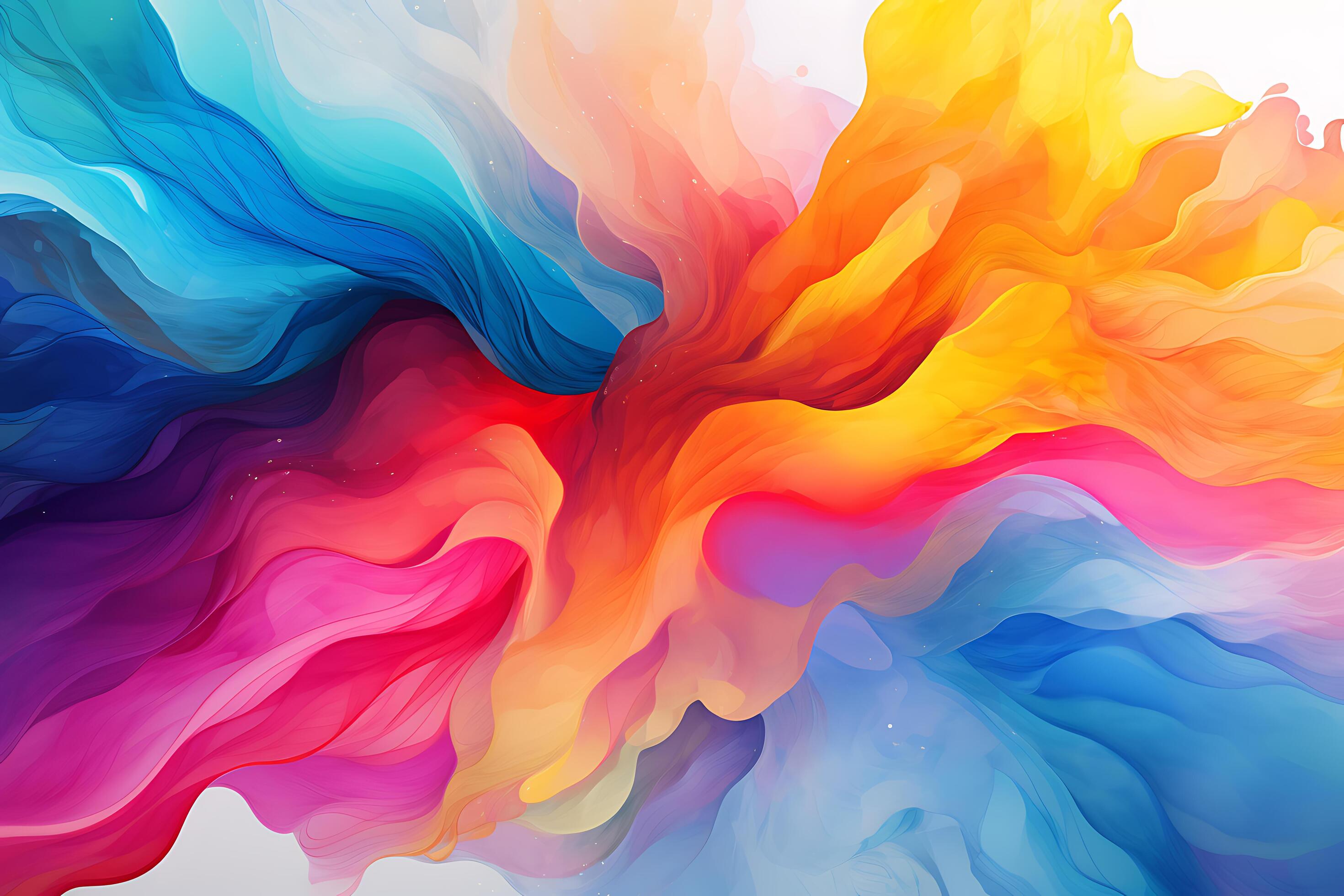 abstract watercolor swirls in vibrant hues Generative AI 27126557 Stock ... abstract watercolor swirls in vibrant hues Generative AI 27126557 Stock ...