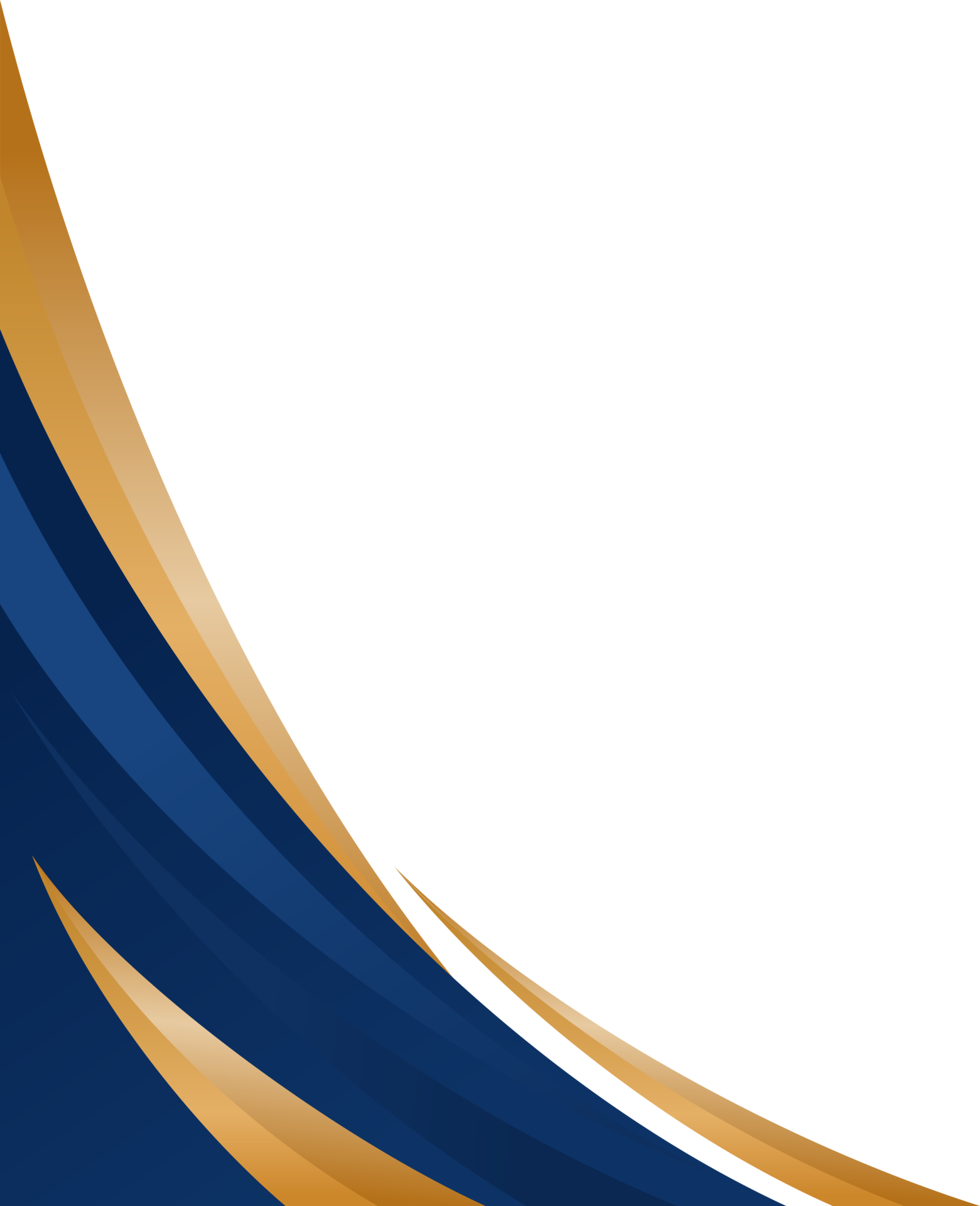 Blue And Gold Gradient Abstract Border For Business Or Certificate