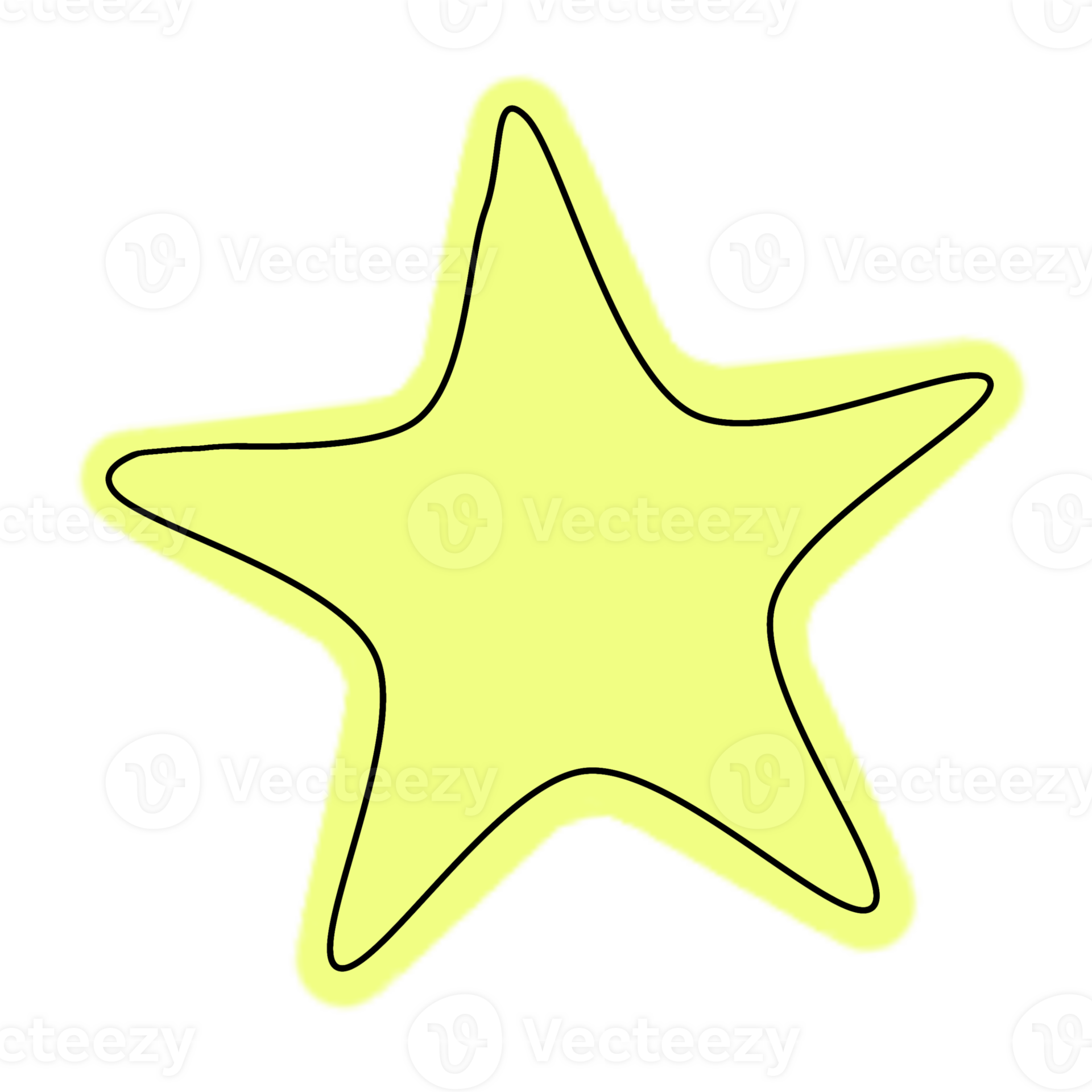 Cute Yellow star 27128952 PNG