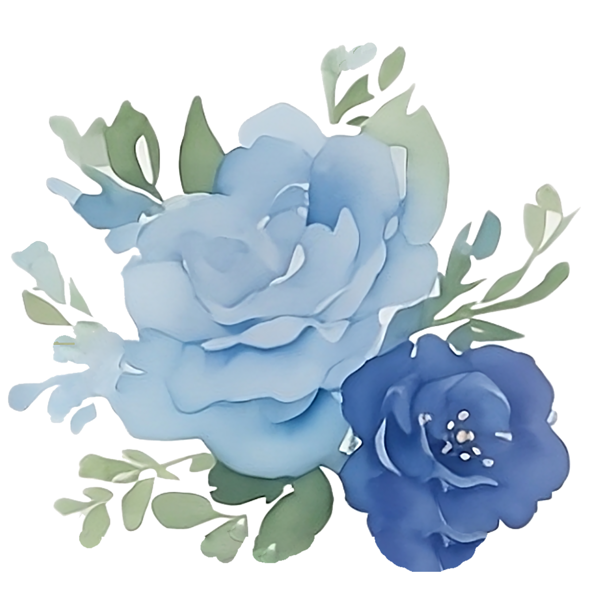 Blue flower clip art 27131941 PNG
