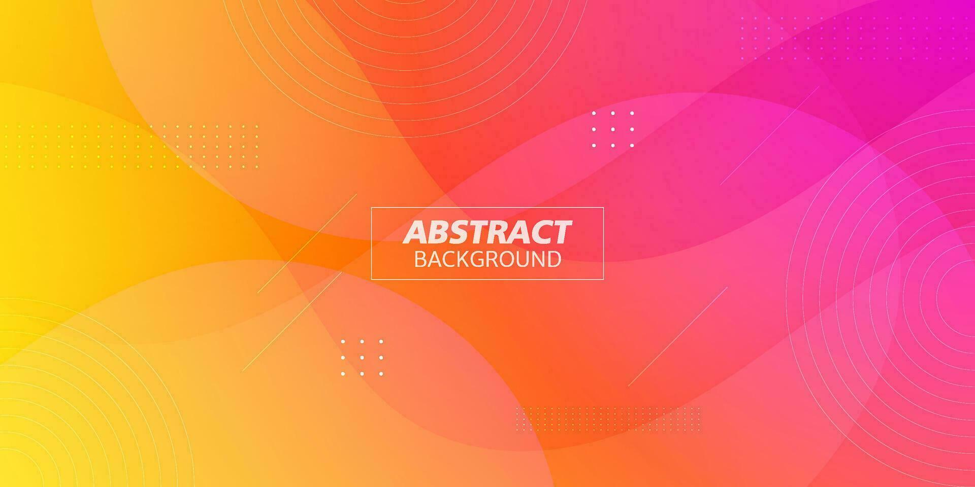 Abstract Colorful Pink Orange Gradient Illustration Background With Simple Wave Pattern Cool