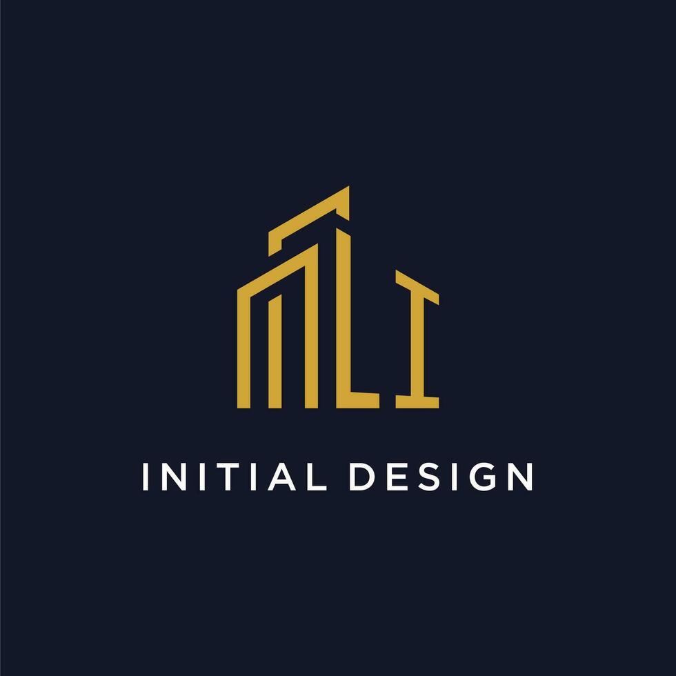 LI initial monogram with building logo design 27135702 Vector Art at ... LI initial monogram with building logo design 27135702 Vector Art at ...