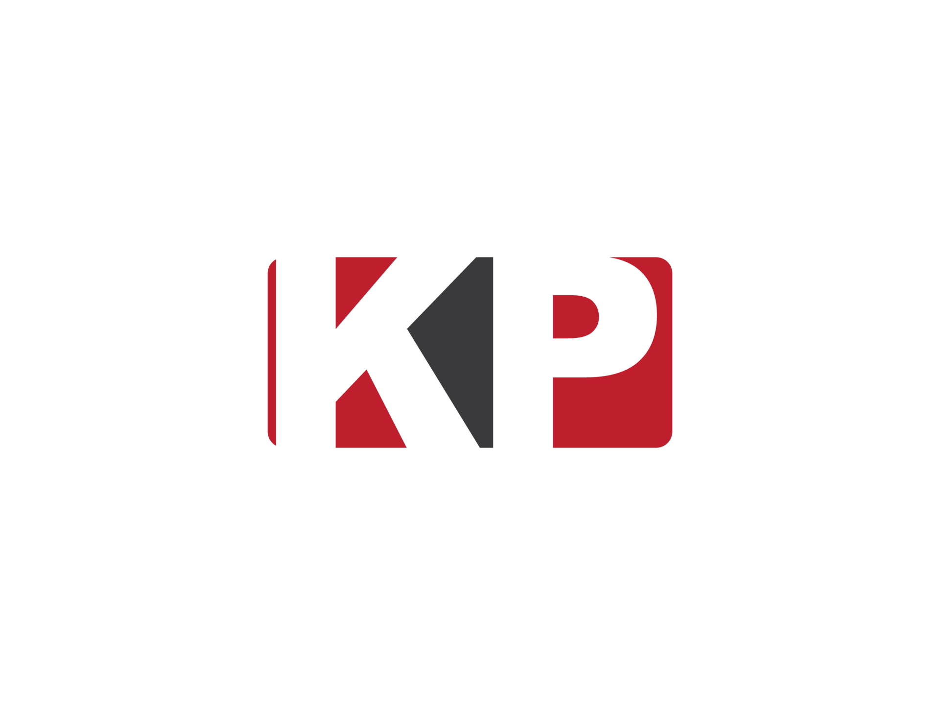 Stylish Png Shape Kp Letter Logo, Typography Square KP Logo Icon Vector Art 27139981 PNG