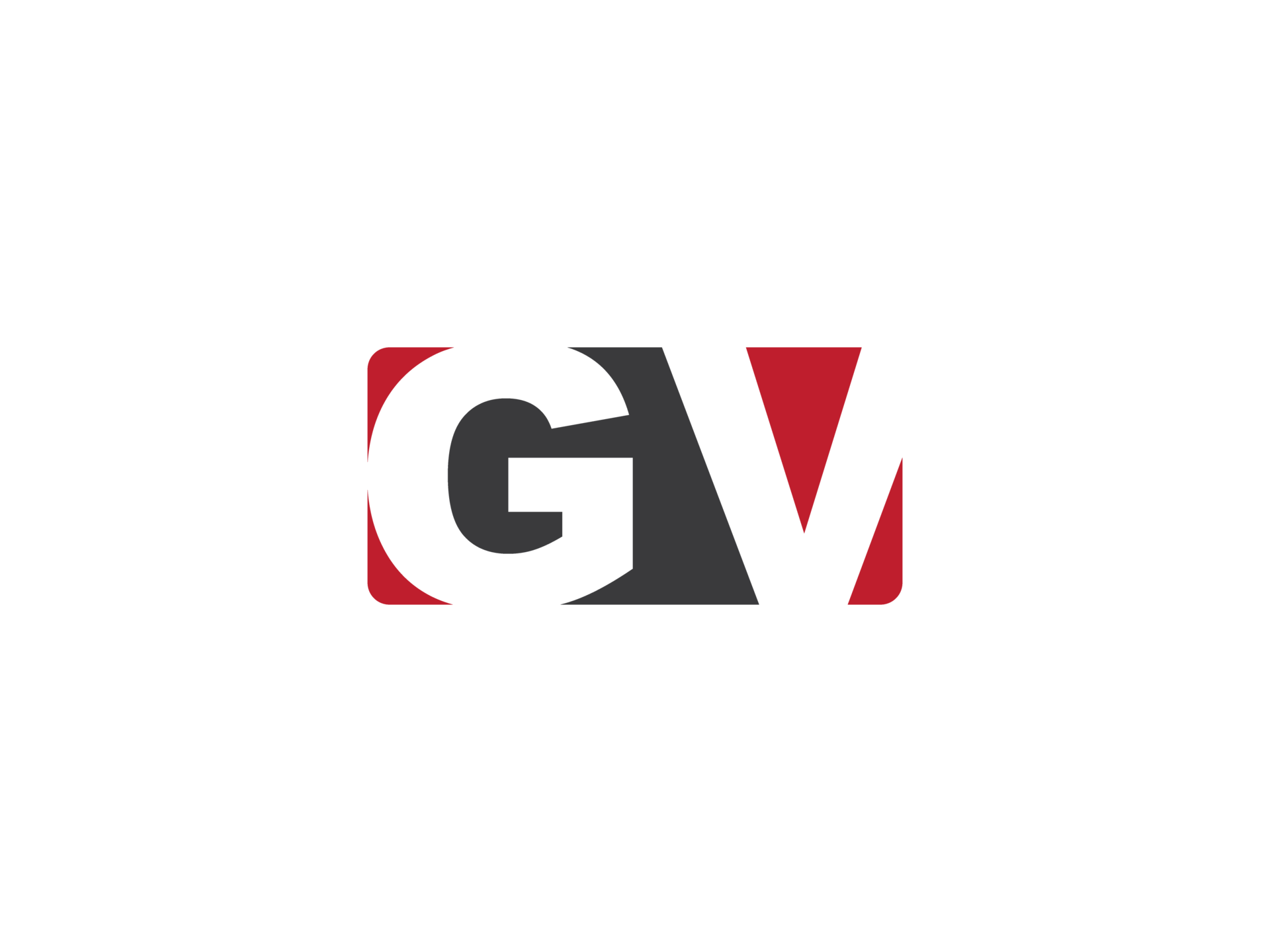 Premium Square Png Shape Gv Logo Icon, Minimalist GV Luxury Png Letter ...