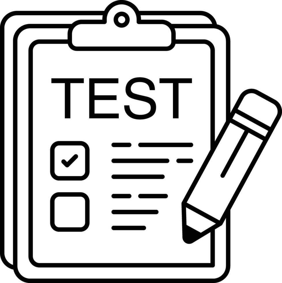 Test line icons design style 27143046 Vector Art at Vecteezy