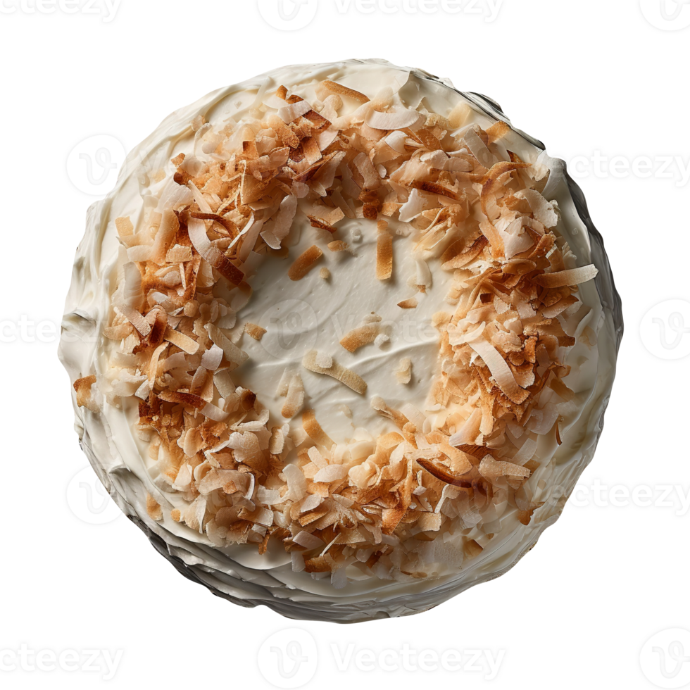 Delicious Coconut Cream Cake On Png Background 27144048 Png