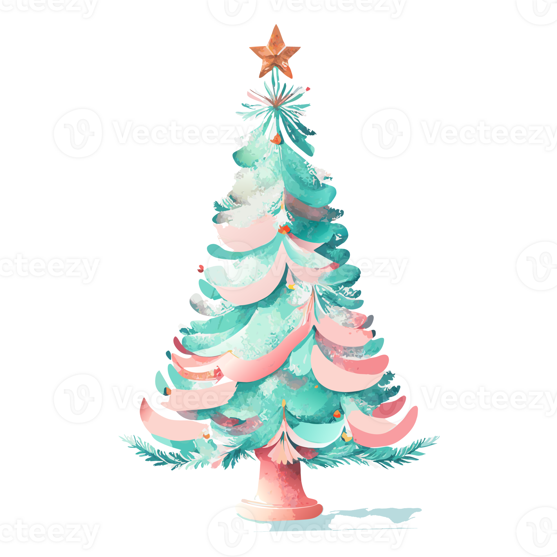 watercolor christmas tree. AI Generative 27146588 PNG watercolor christmas tree. AI Generative 27146588 PNG