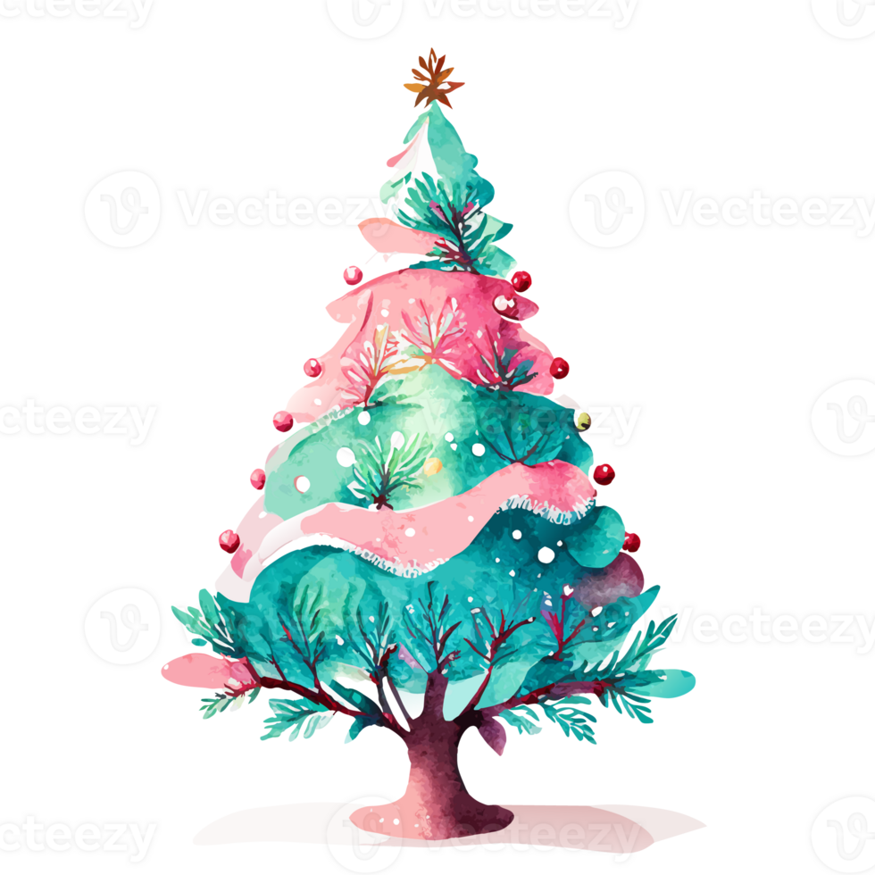 watercolor christmas tree. AI Generative 27146590 PNG watercolor christmas tree. AI Generative 27146590 PNG