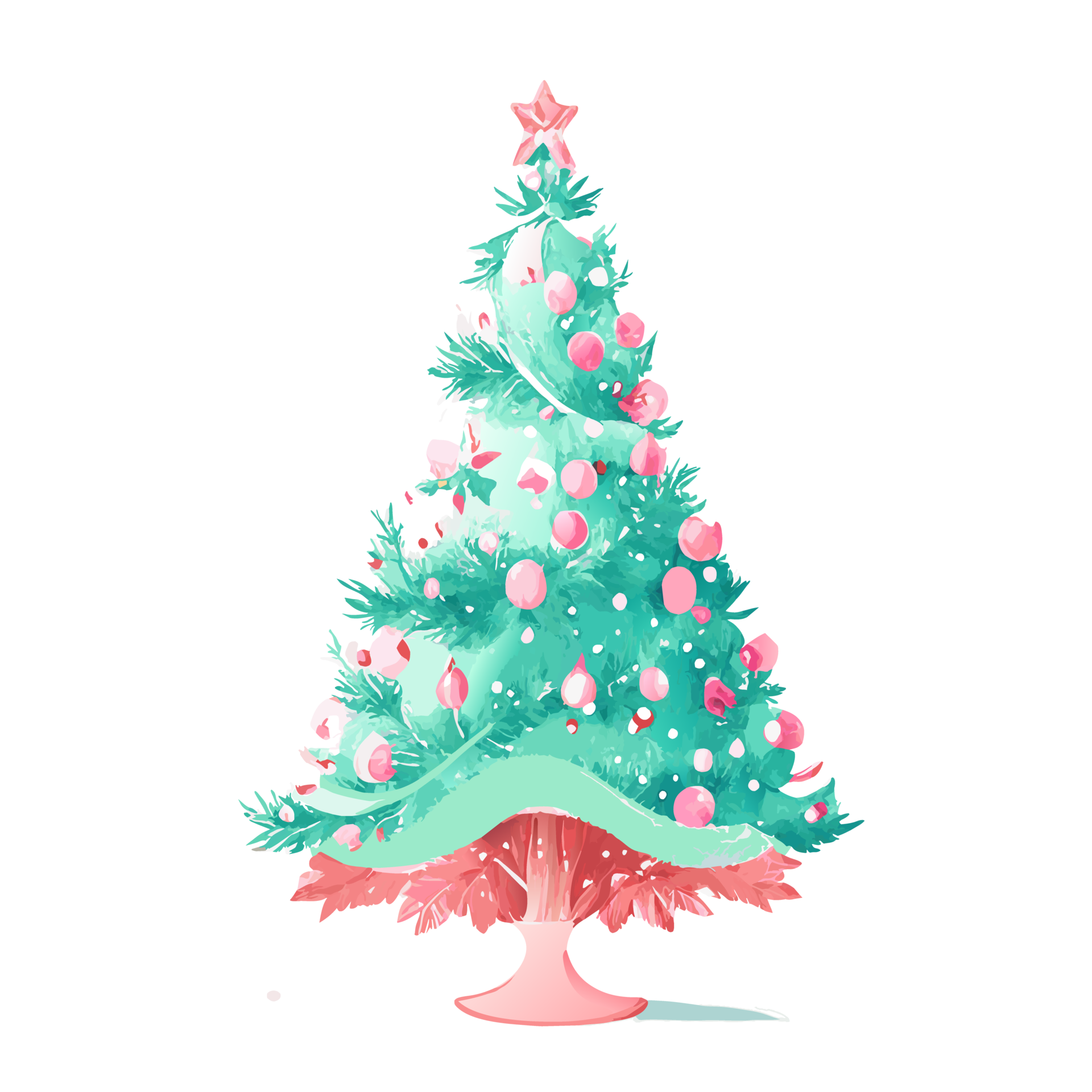 watercolor christmas tree. AI Generative 27146886 PNG watercolor christmas tree. AI Generative 27146886 PNG