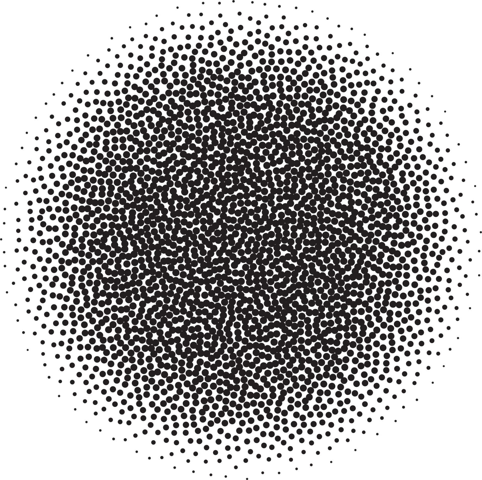 Spray Circle Gradient Noise Dotted Round With Grunge Textured Effect
