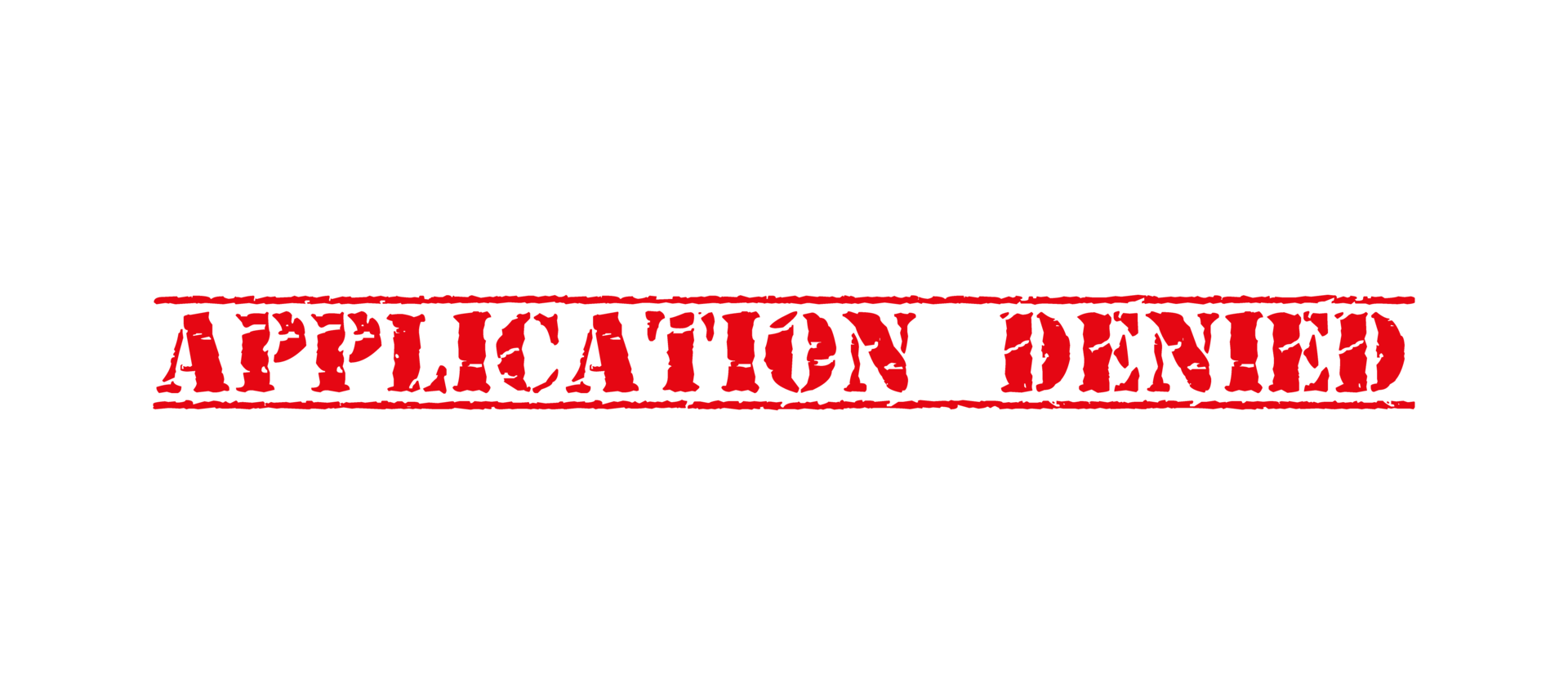 Application denied transparent red rubber stamp 27147990 PNG Application denied transparent red rubber stamp 27147990 PNG