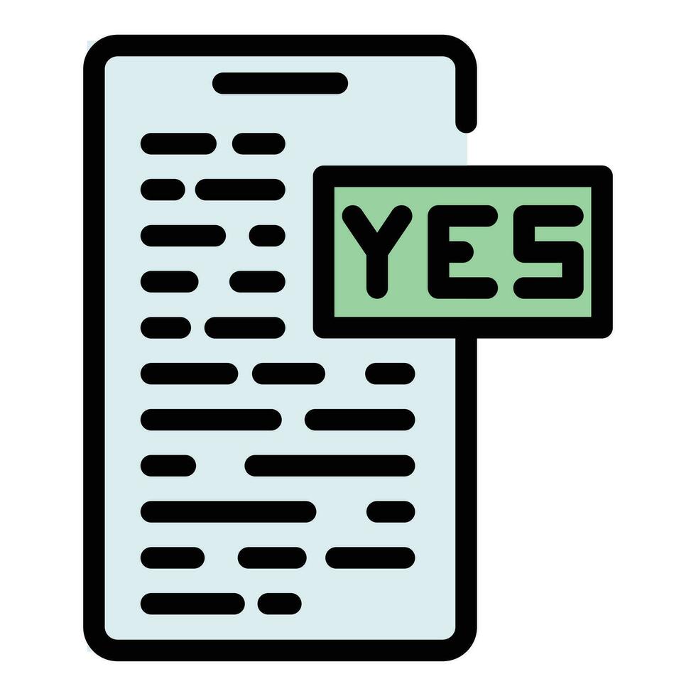 Approved code icon vector flat 27149108 Vector Art at Vecteezy