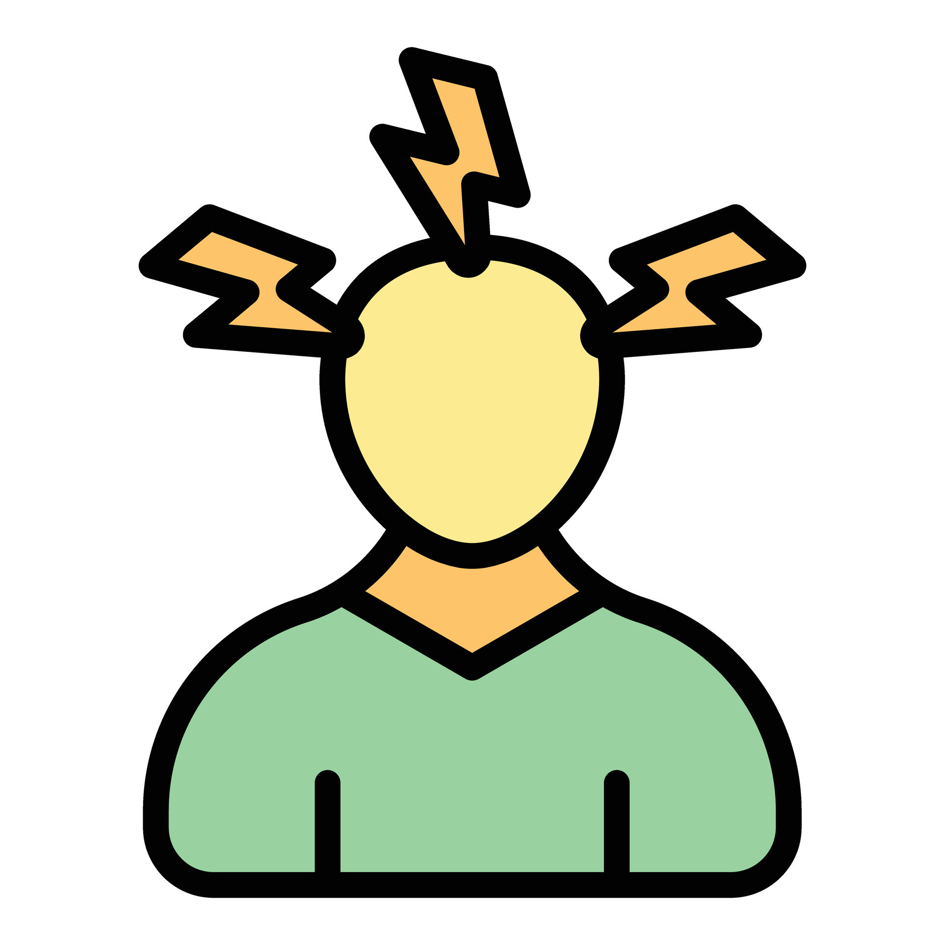 Panic attack icon vector flat 27149161 Vector Art at Vecteezy