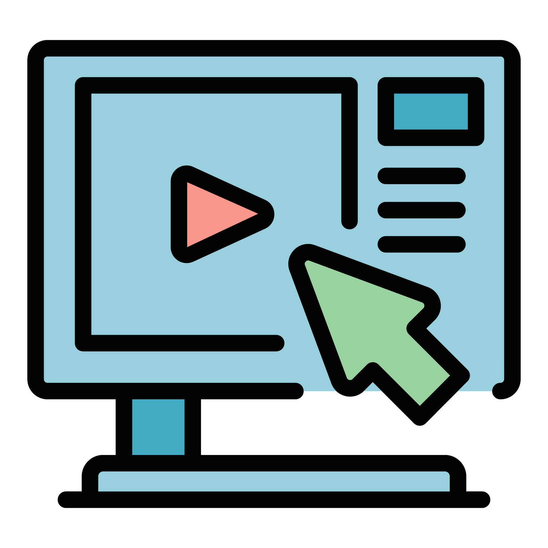 Click button icon vector flat 27149530 Vector Art at Vecteezy Click button icon vector flat 27149530 Vector Art at Vecteezy