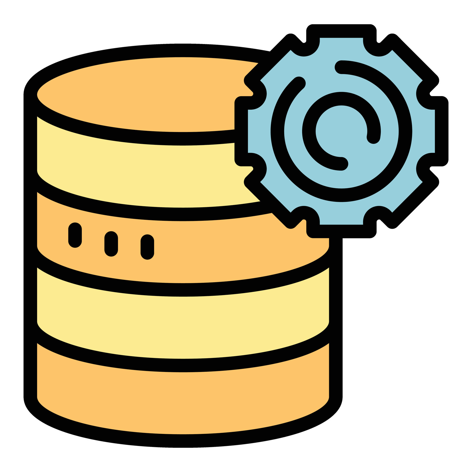 Gameplay Data Server Icon Vector Flat 27150013 Vector Art At Vecteezy