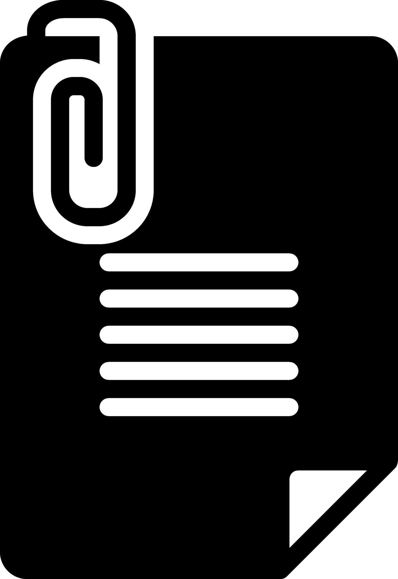 solid icon for attach 27152268 Vector Art at Vecteezy