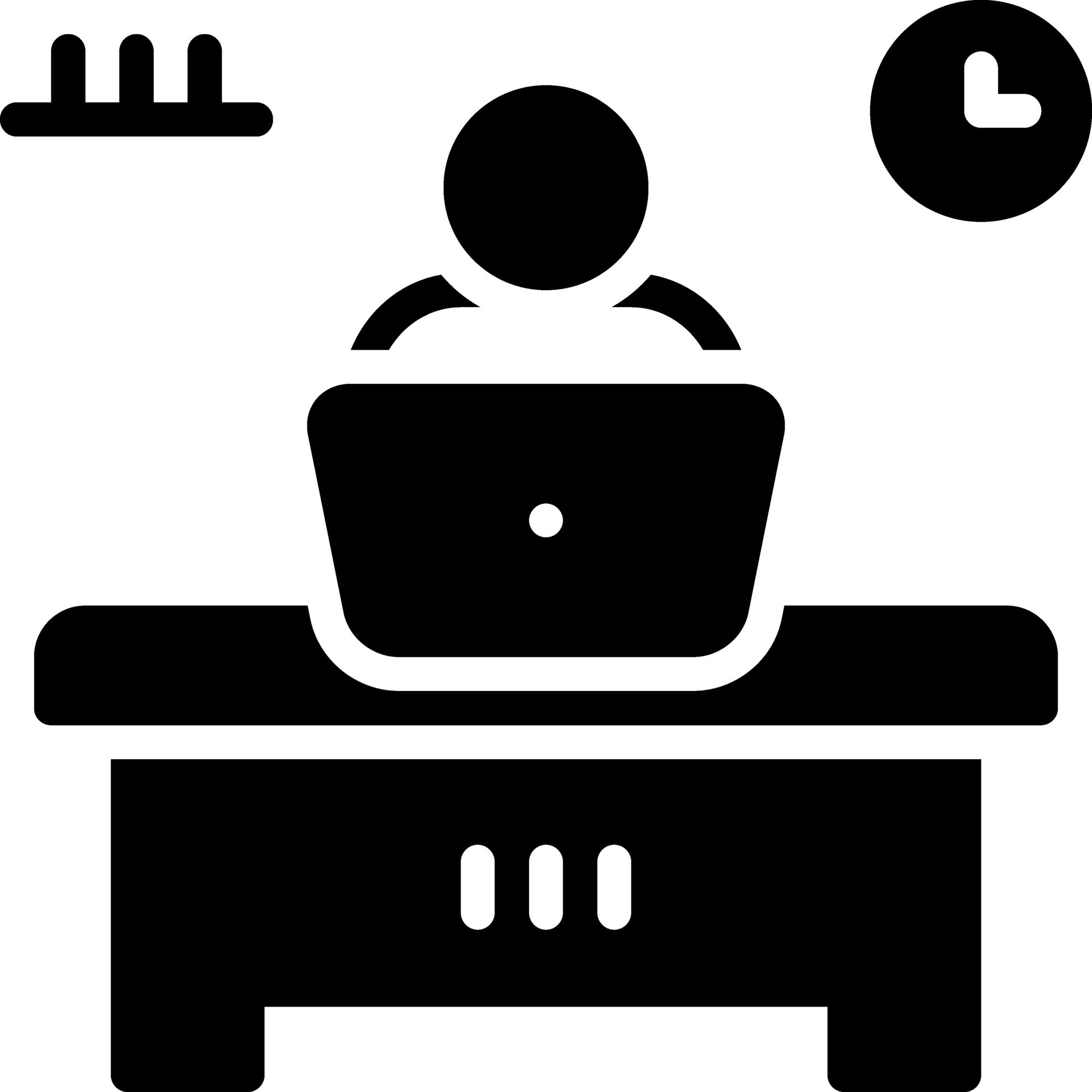 solid icon for work 27152298 Vector Art at Vecteezy