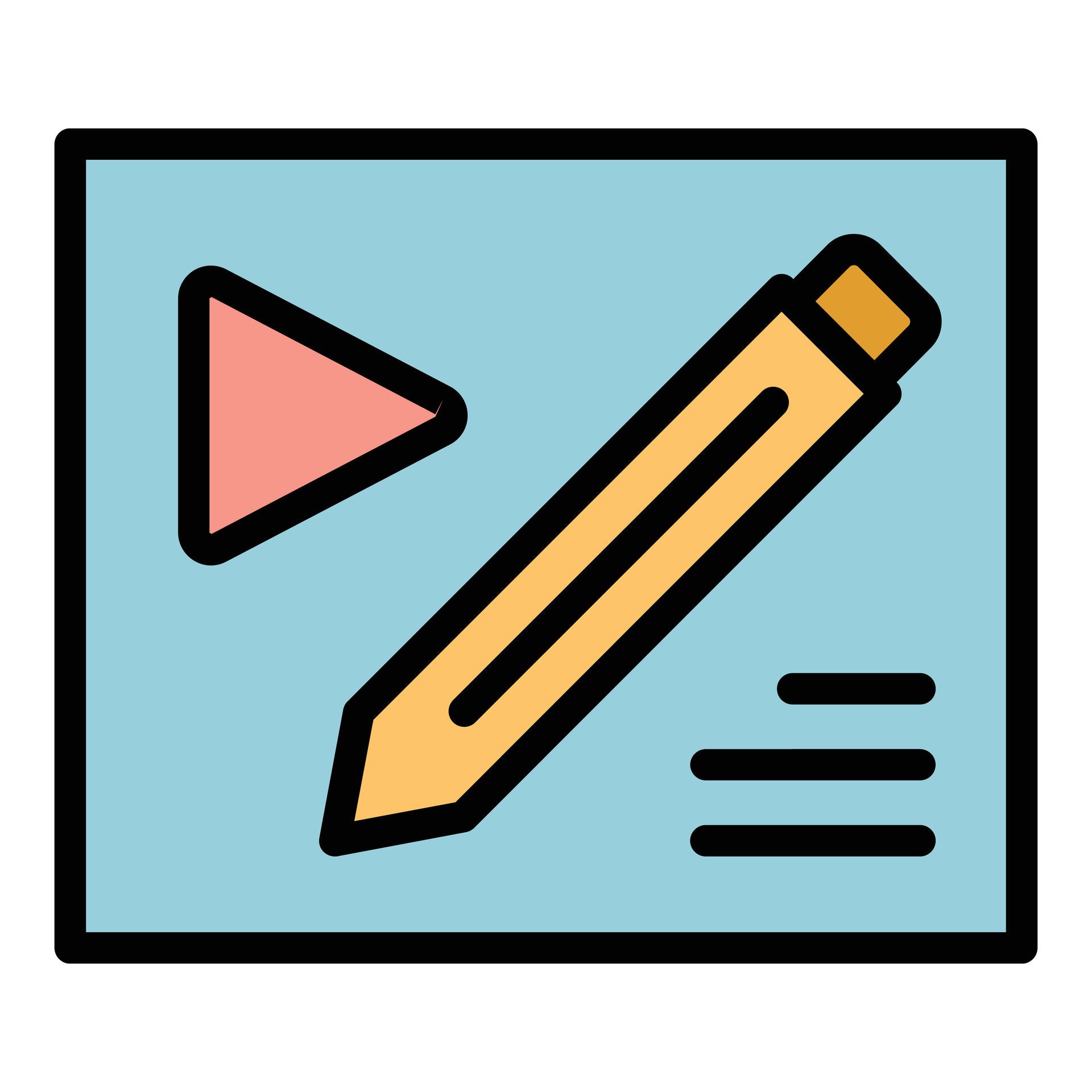 Write tutorial icon vector flat 27154418 Vector Art at Vecteezy