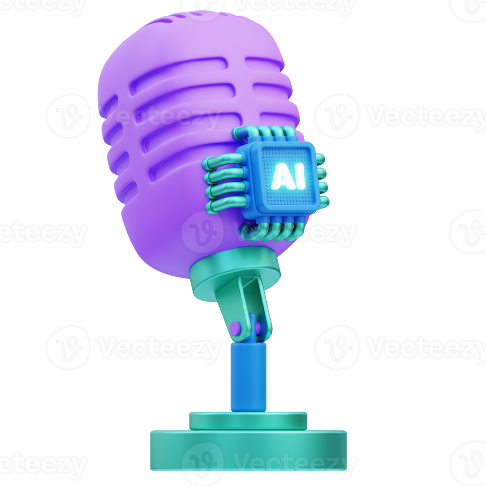 Speech Recognition AI 3D Illustration 27155934 PNG Speech Recognition AI 3D Illustration 27155934 PNG