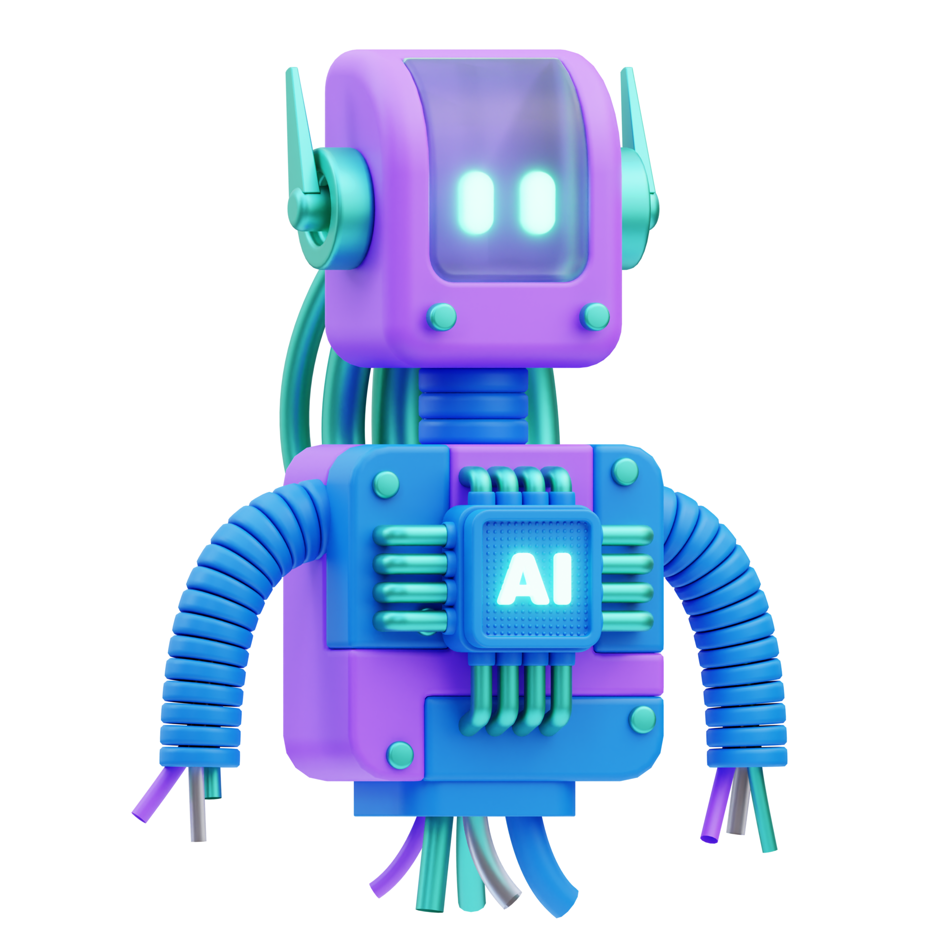 Robot AI 3D Illustration 27155972 PNG