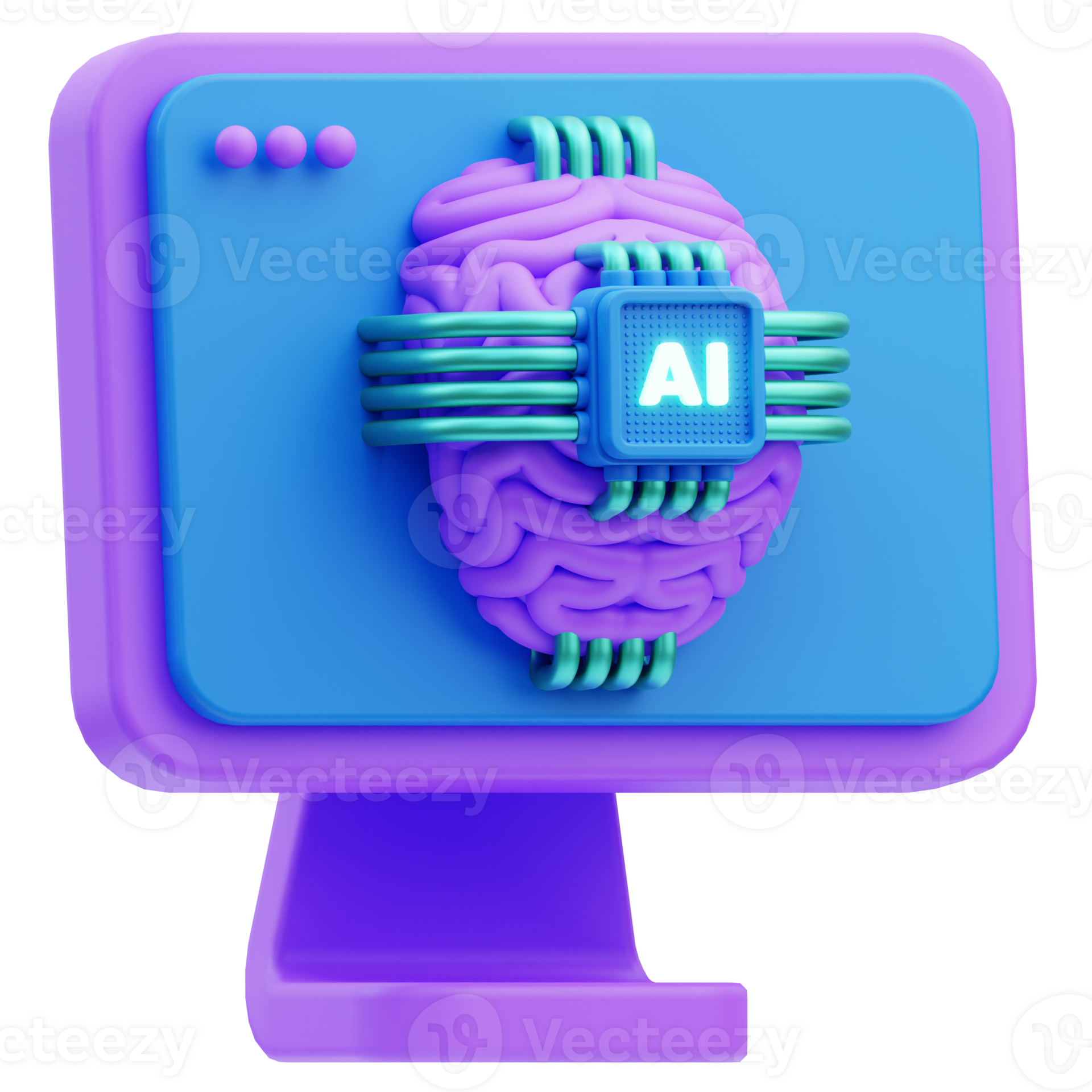 Cognitive Computing 3d Illustration 27156008 Png