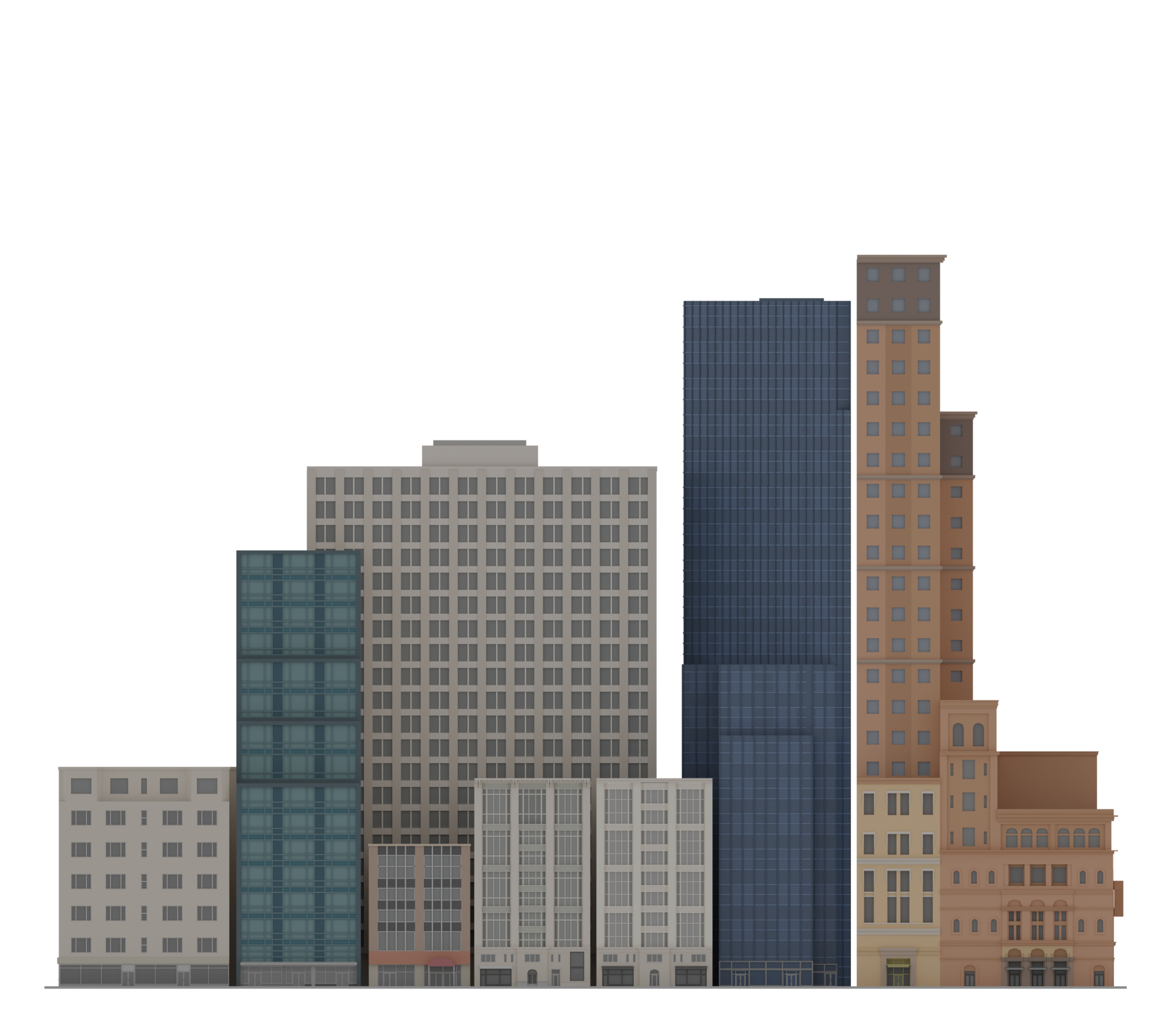 Cartoon City Skyline Png