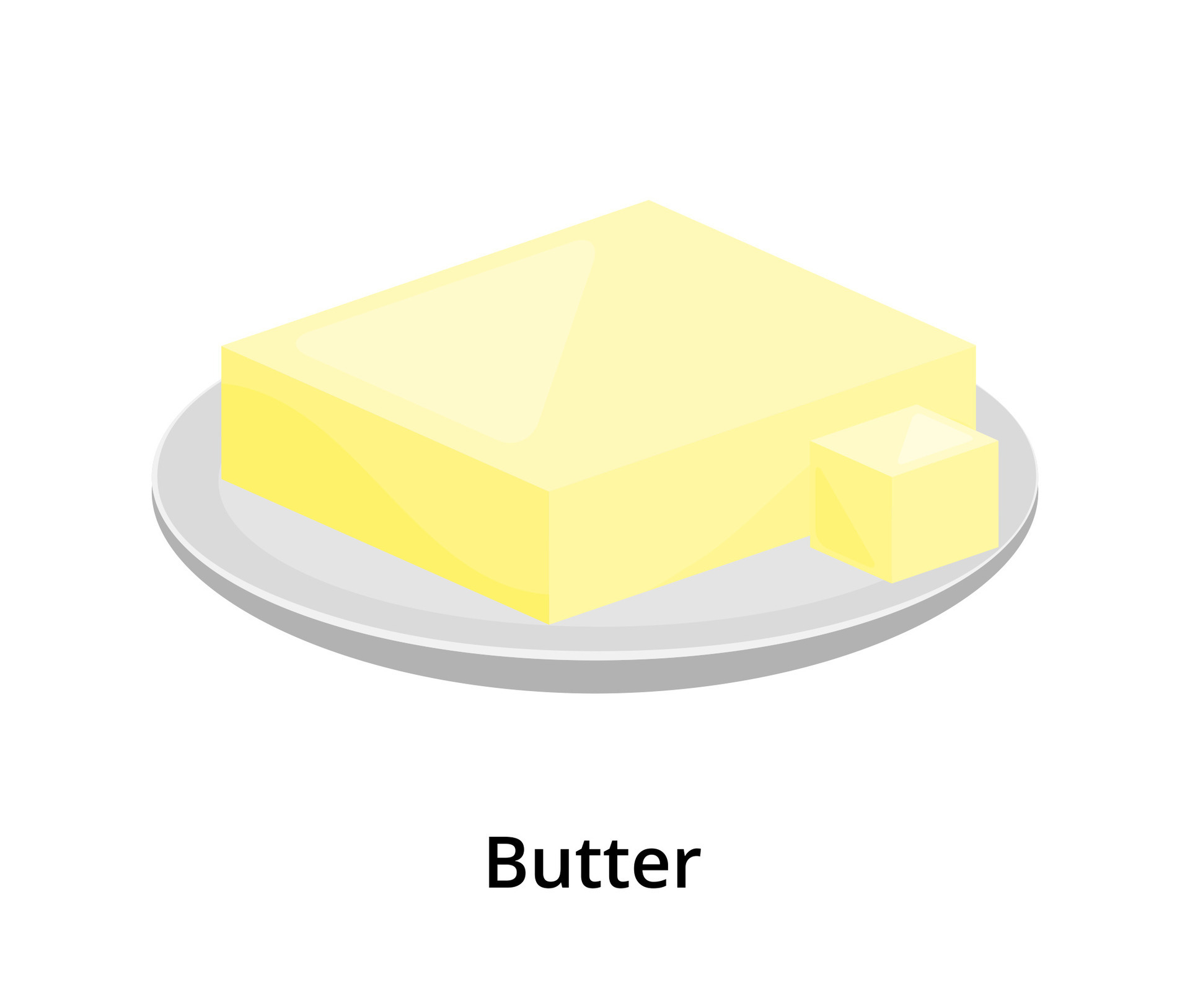 Cartoon creamy butter. 27156984 Vector Art at Vecteezy