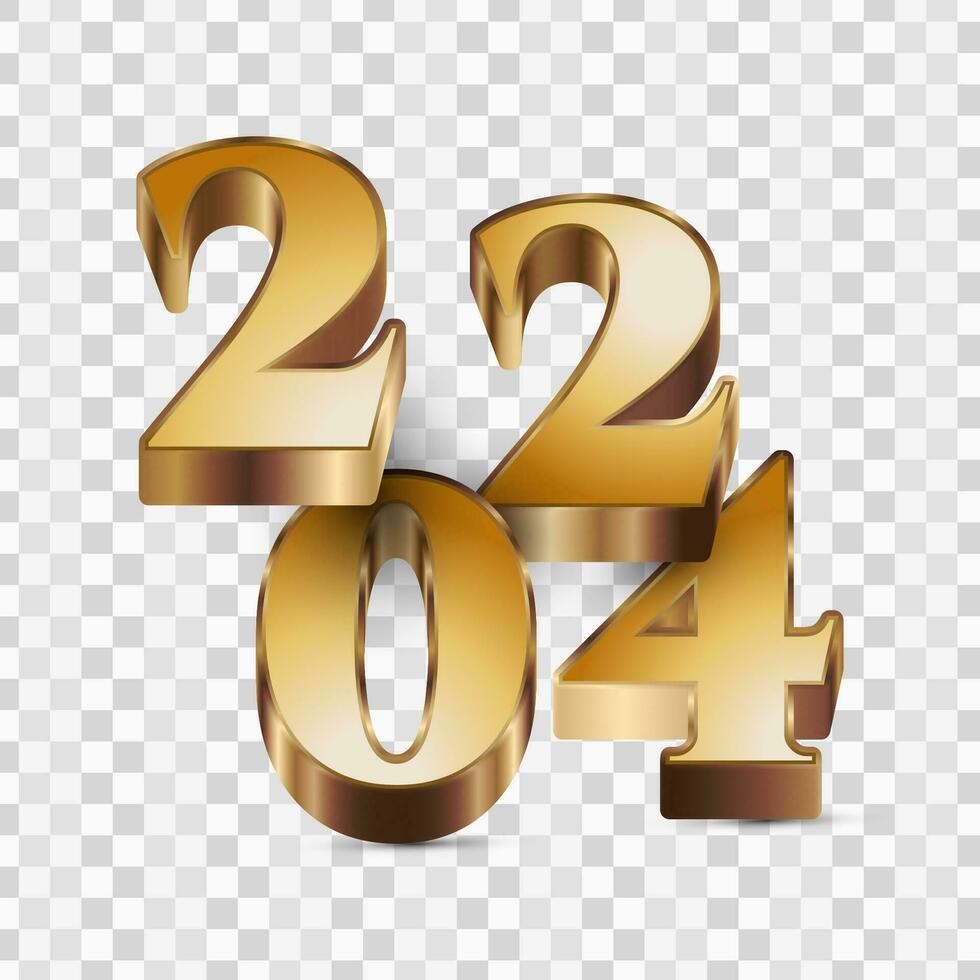 2024 in Gold and 3D Style. Happy New Year 2024 Design 27160147 Vector ... 2024 in Gold and 3D Style. Happy New Year 2024 Design 27160147 Vector ...