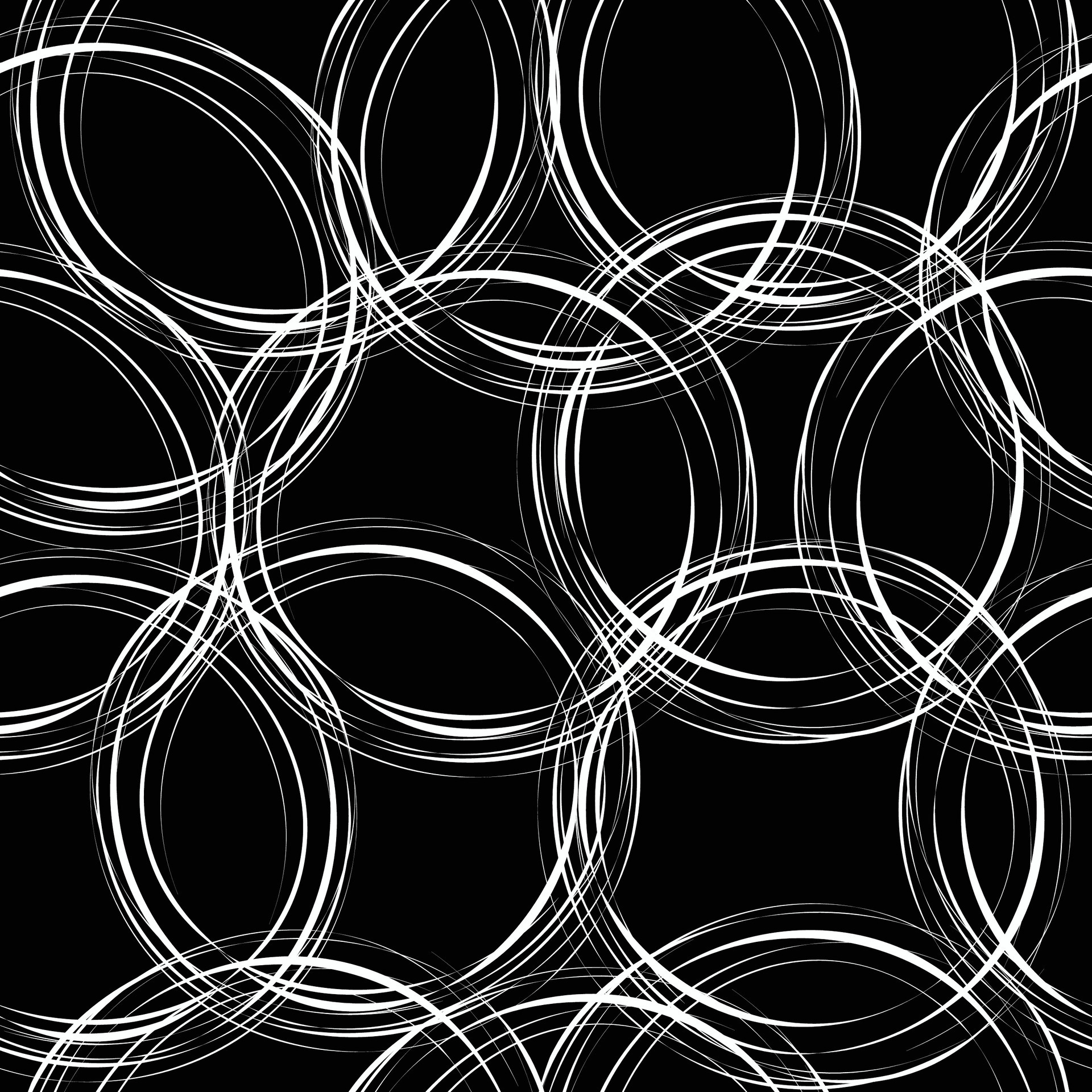 Circles Lines Abstract Pattern Vector Seamless Background Texture