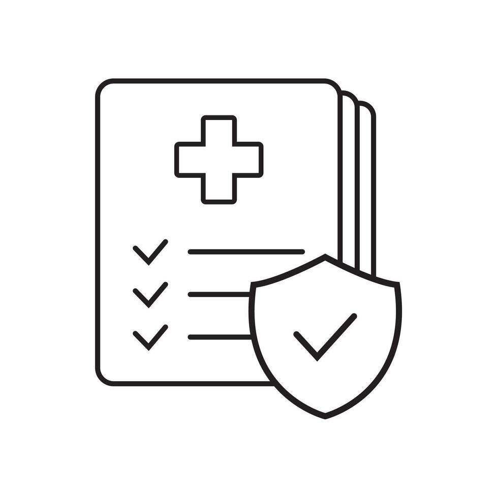 Medical insurance icon, Health insurance icon on white background ... Medical insurance icon, Health insurance icon on white background ...
