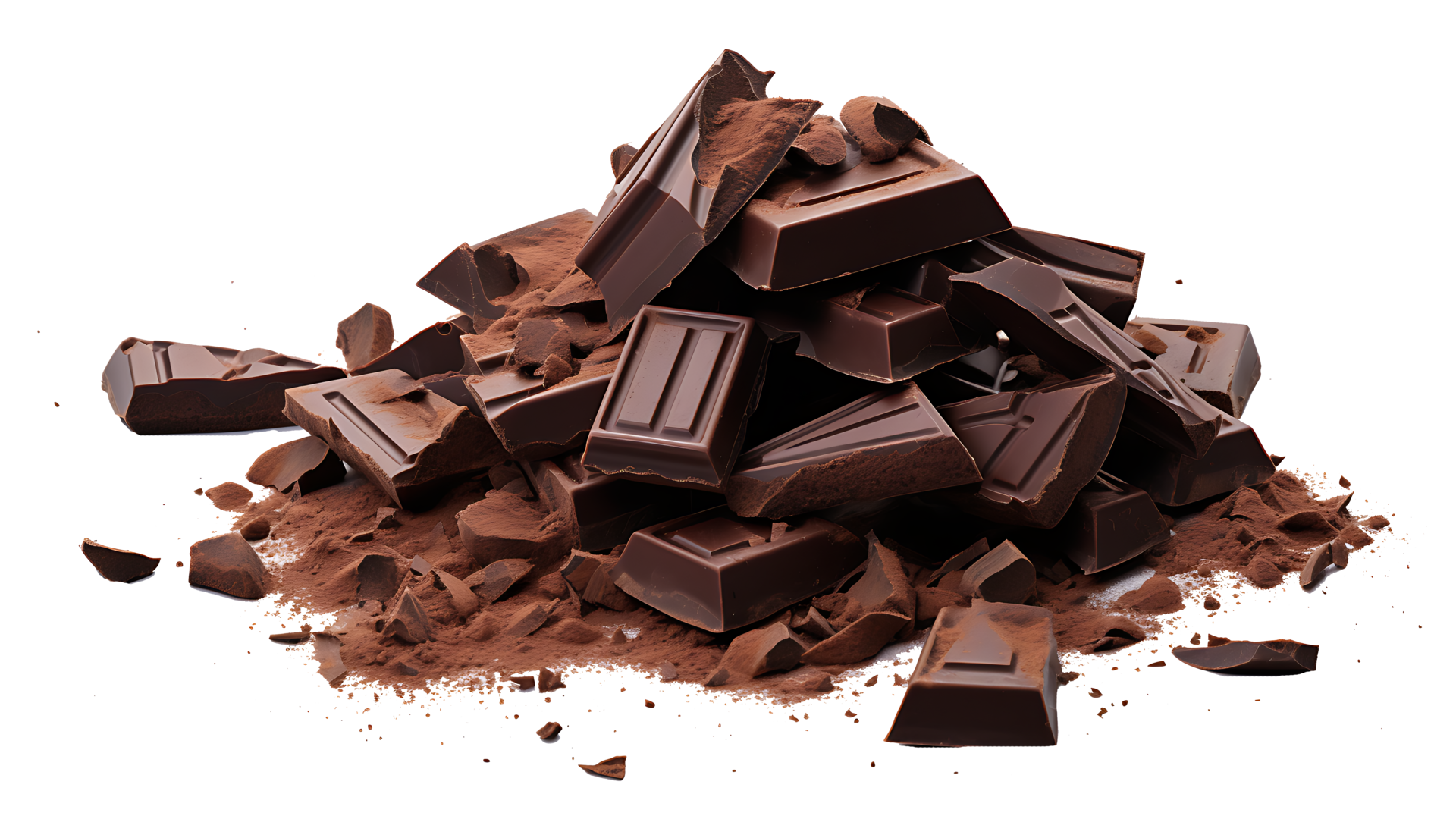 Fresh organic broken chocolate pieces set transparent png background ... Fresh organic broken chocolate pieces set transparent png background ...