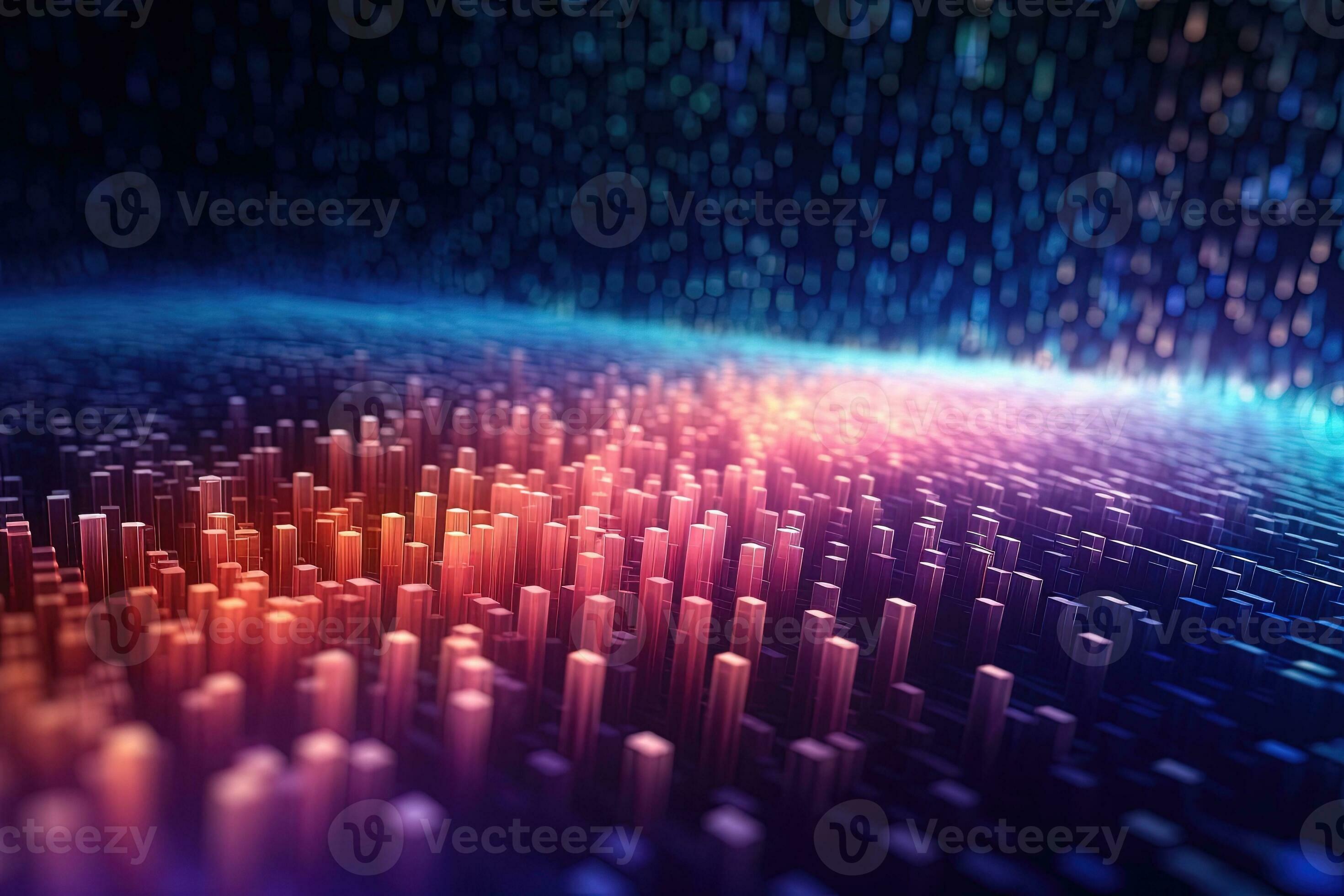 Abstract Technology Digital Data Background. Data Analysis, data Access, Digital Data network ...