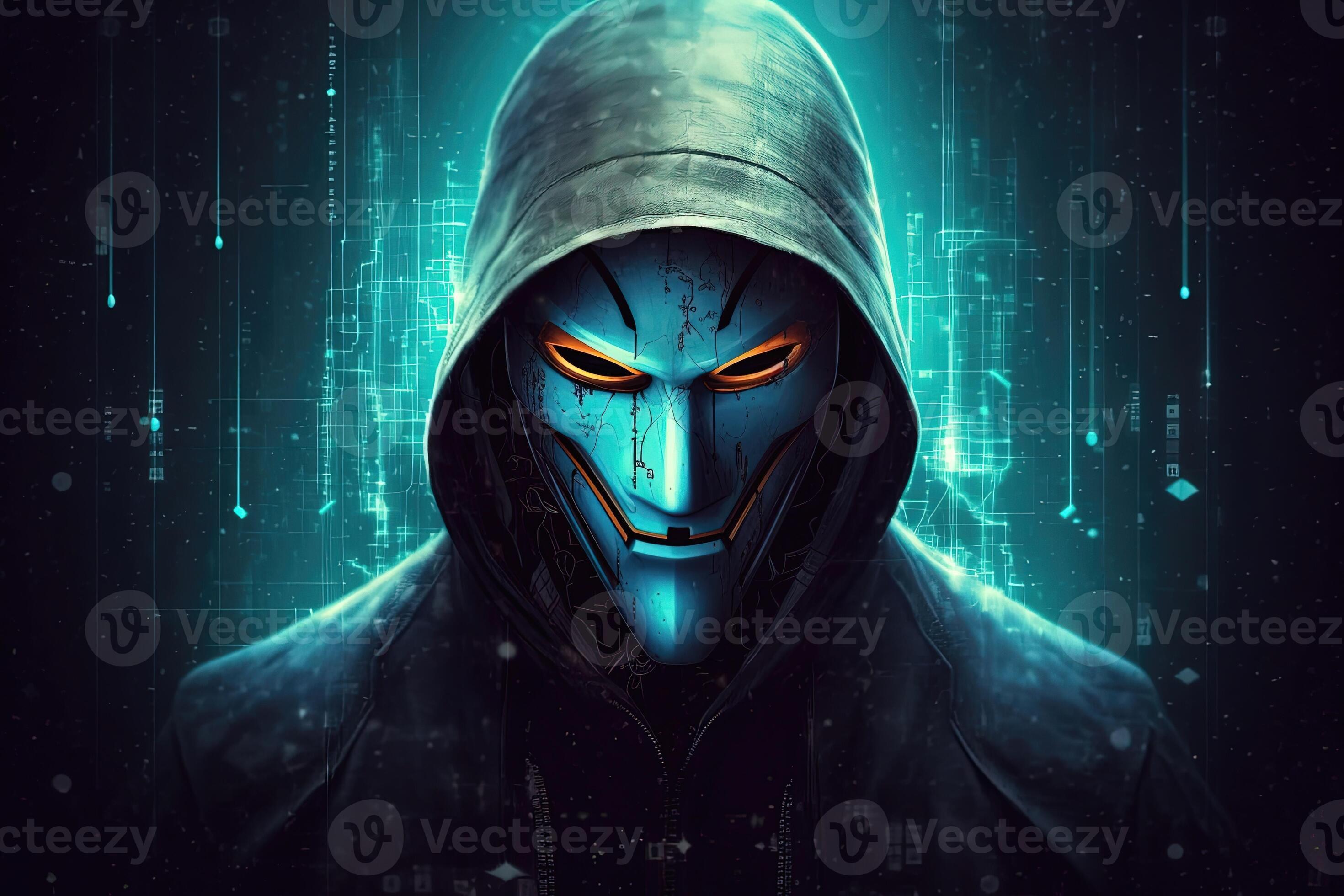 Anonymous Robot Hacker Hacking Computer System Cyber Crime Cyber Security Cybercrime Cyber