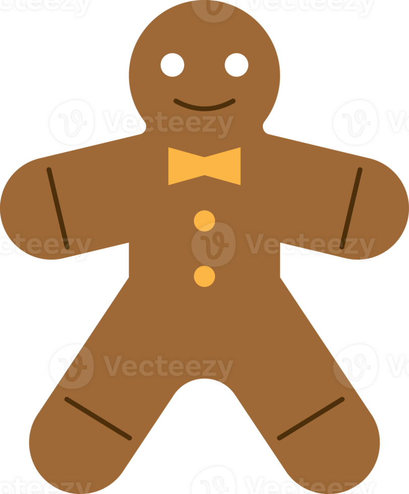 Christmas Gingerbread Man Flat Icon 27173701 Png
