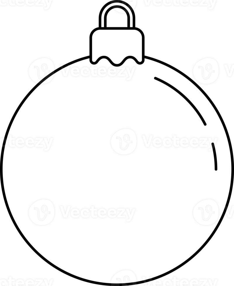 Christmas Outline PNGs for Free Download