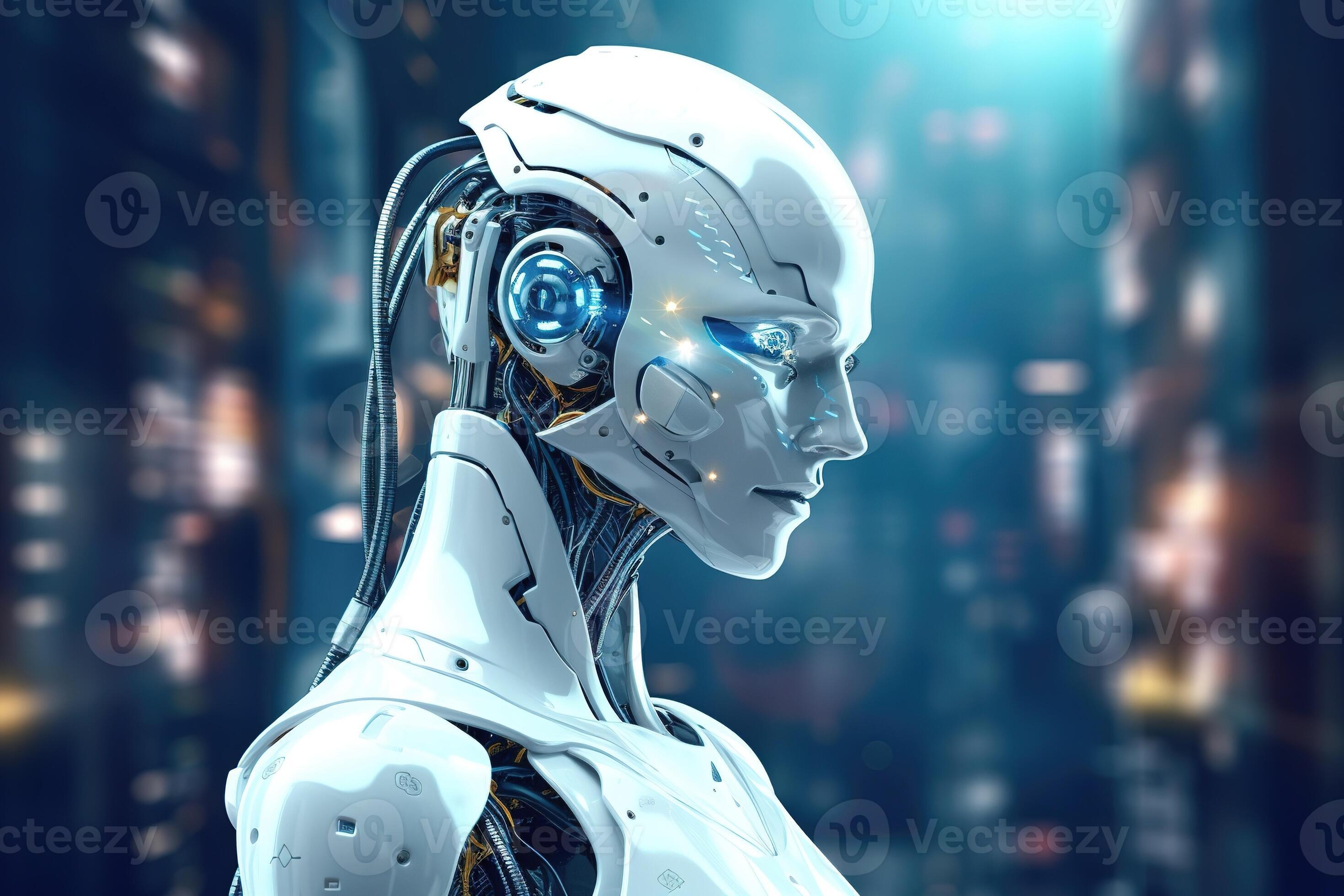 AI futuristic female robot, Artificial intelligence robot in the future concept. 27173909 Stock ...
