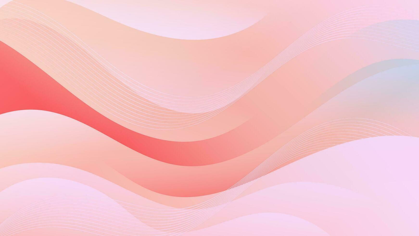 Abstract Gradient Pink Blue Liquid Wave Background 27174253 Vector Art